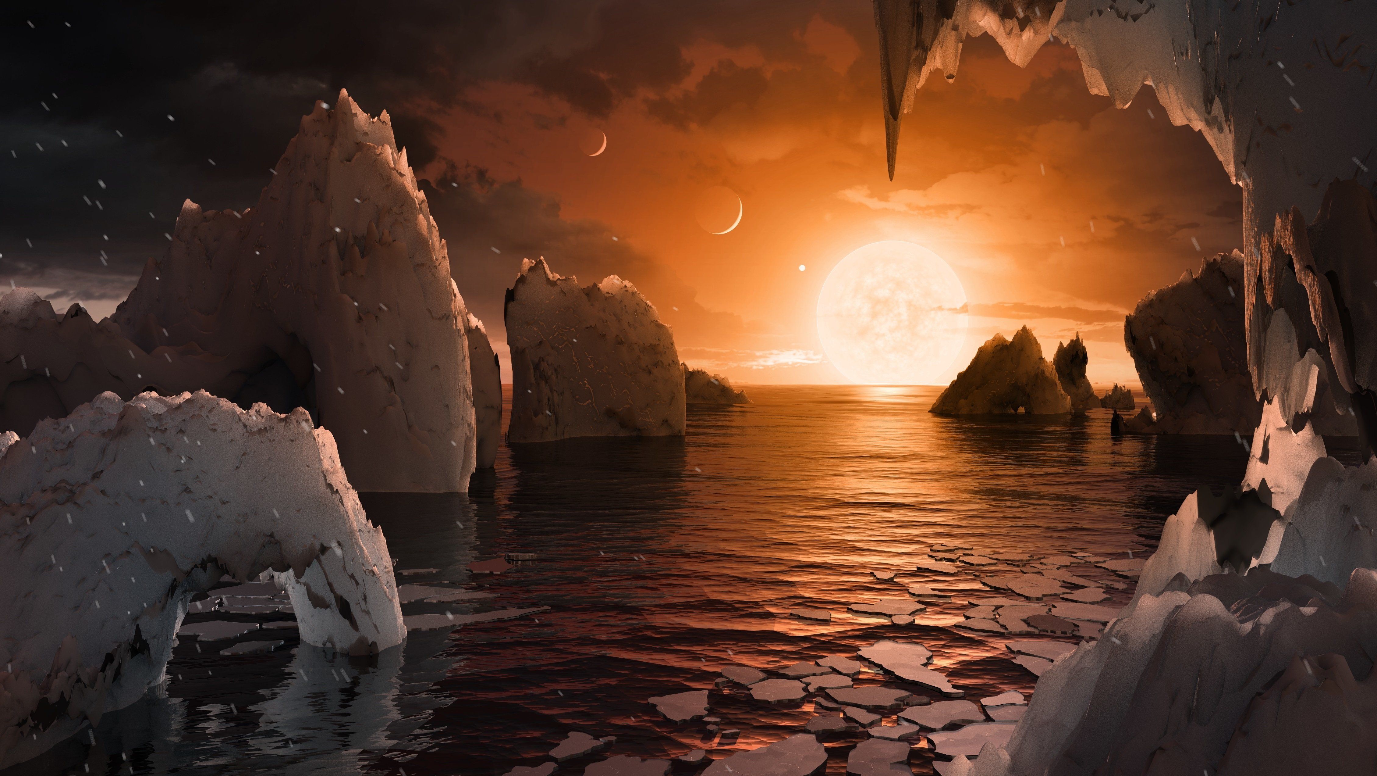 Exoplanet Landscape Wallpaper