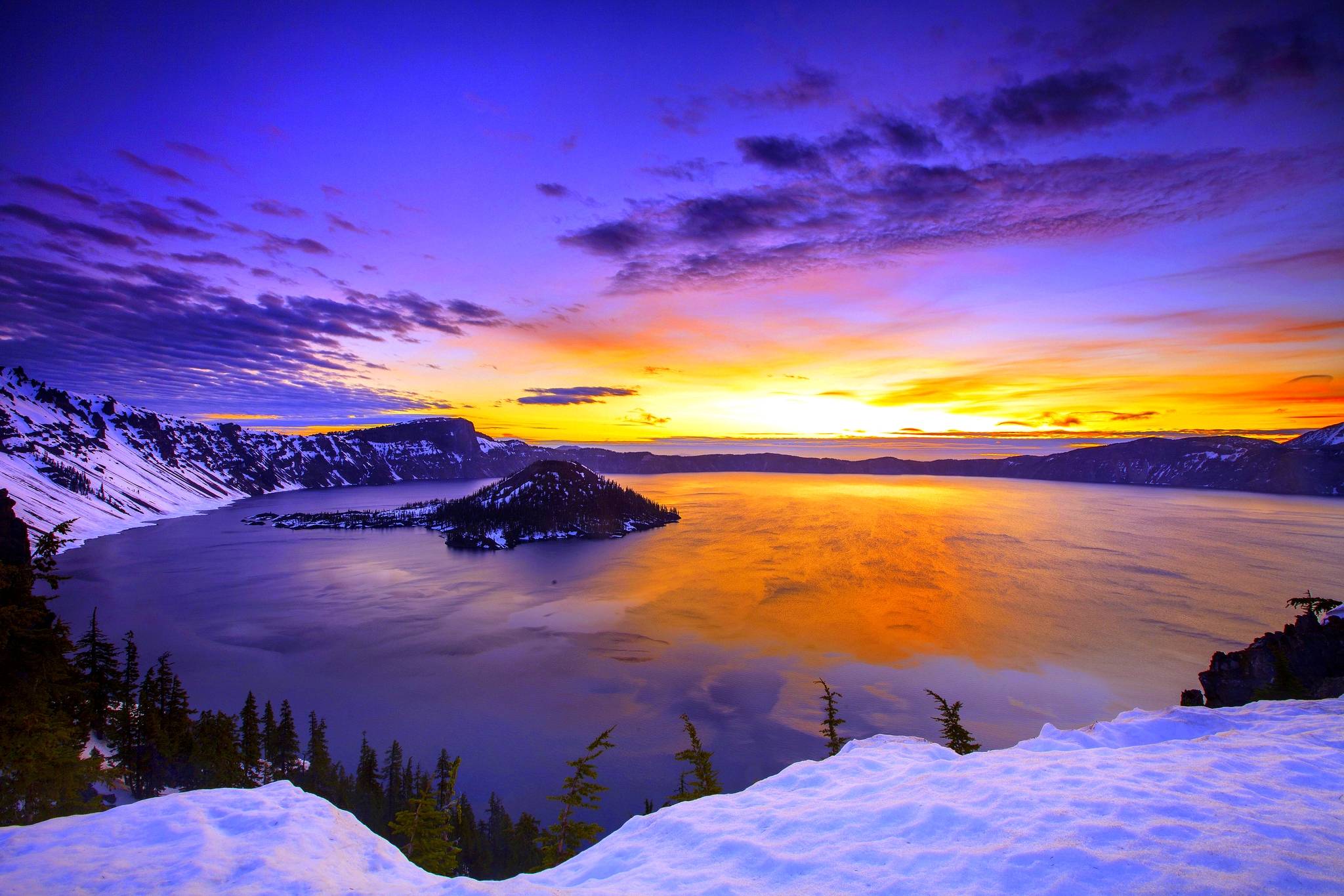 Amazing Winter Sunset Wallpapers - Wallpaper Cave