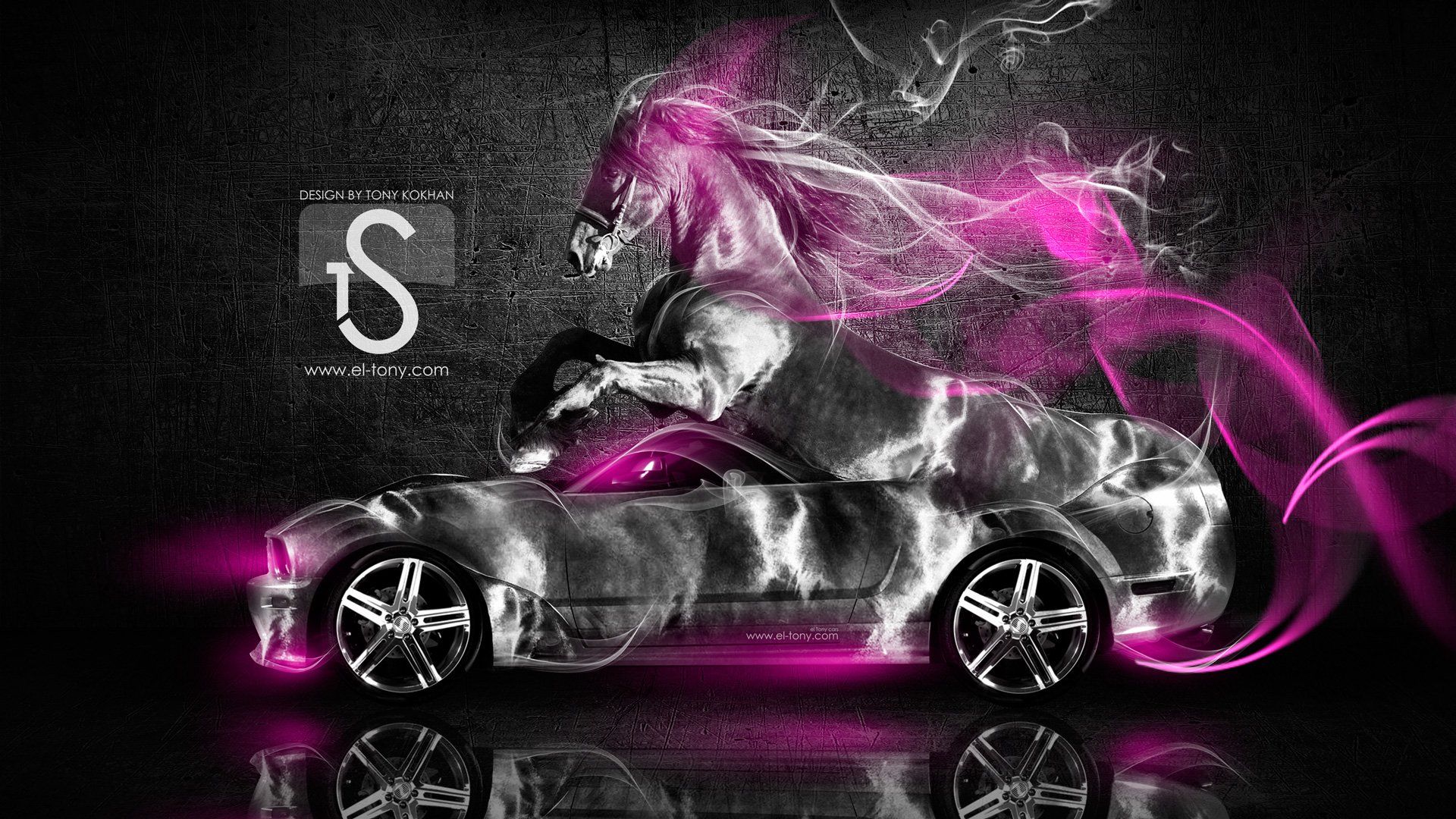 Muscle Car Pink Flames Wallpapers - Wallpaper Cave