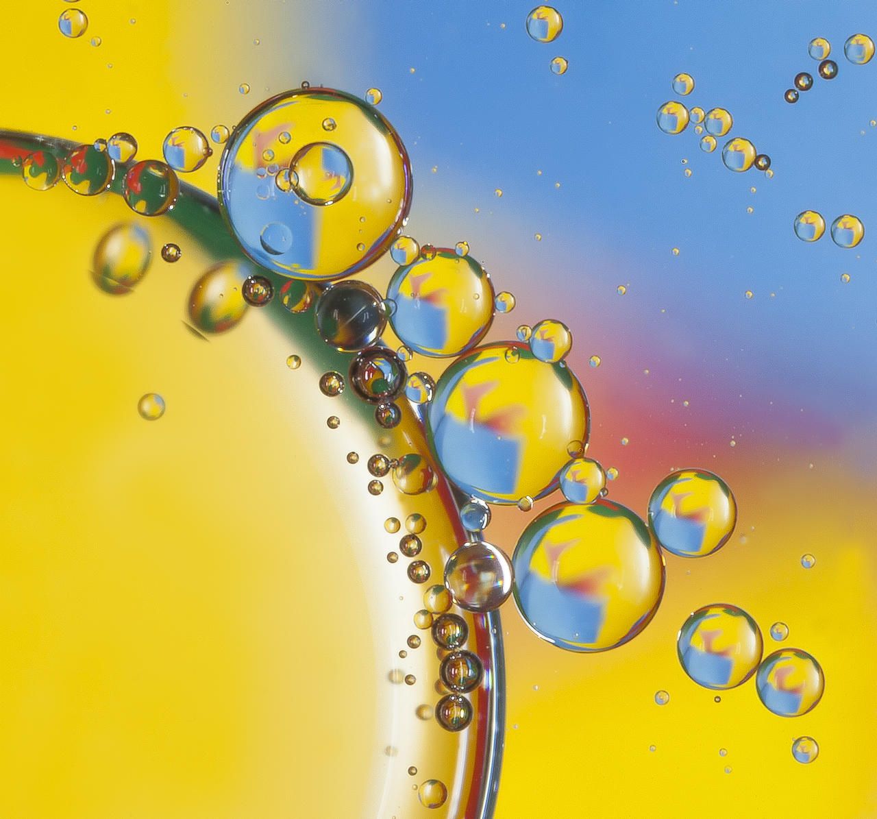 Colorful Oil Bubbles HD Wallpapers - Wallpaper Cave