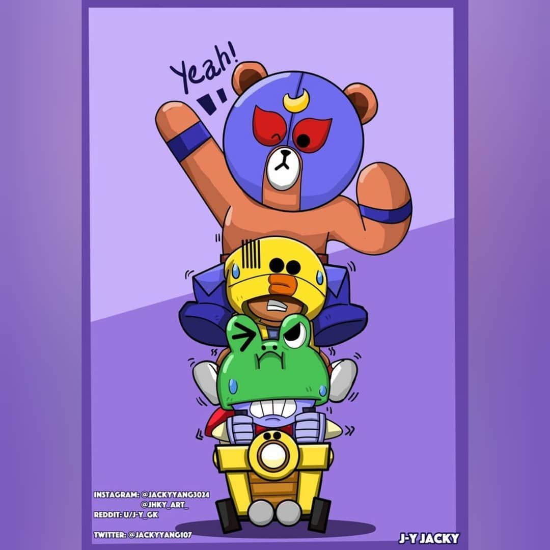 Brawl Stars Line Friends Wallpapers - Wallpaper Cave