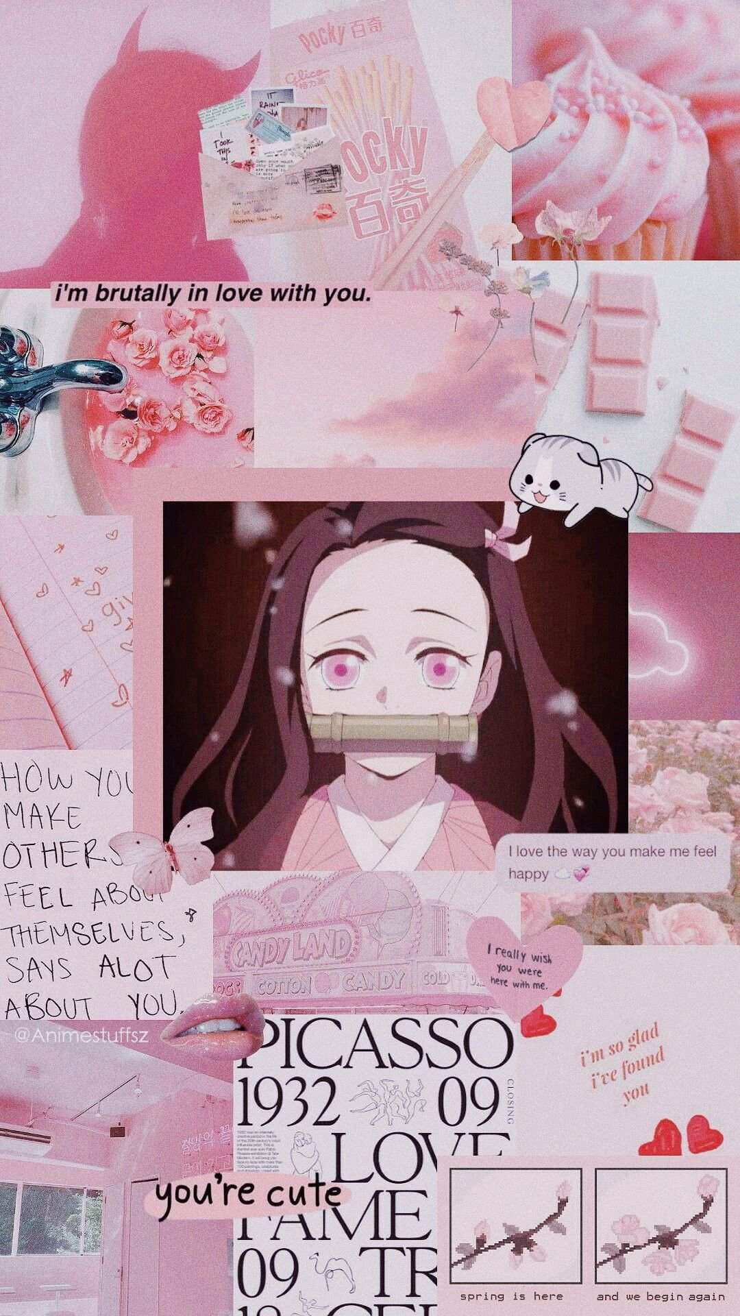 Aesthetic Demon Slayer Nezuko Wallpapers Wallpaper Cave