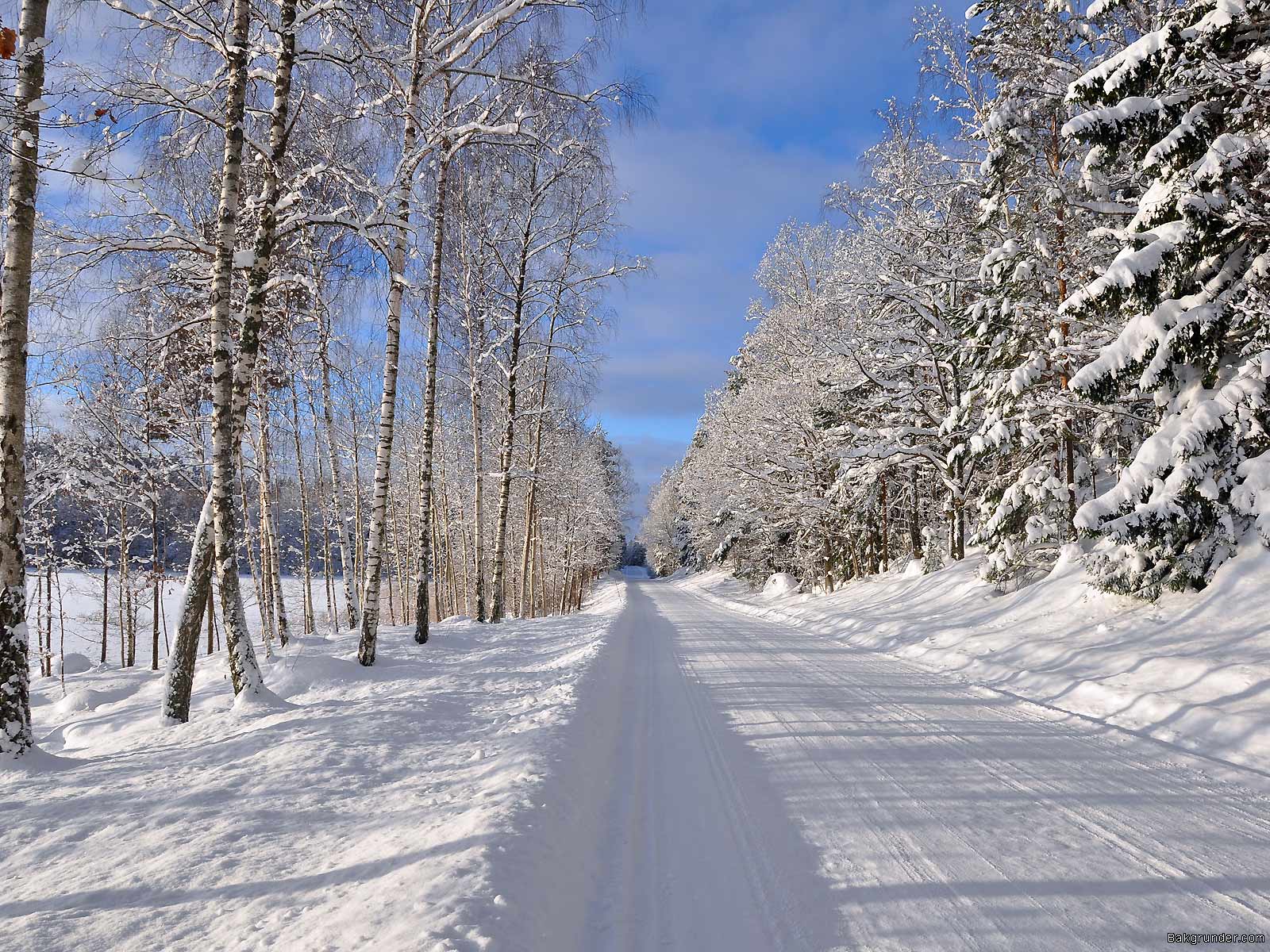 Winter Country Road Wallpapers - Wallpaper Cave