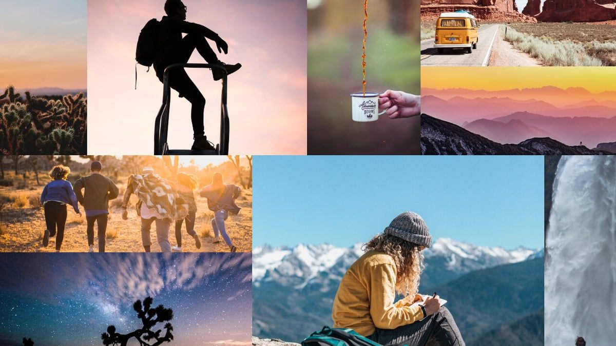 Vintage Collage Horizontal Wallpapers - Wallpaper Cave