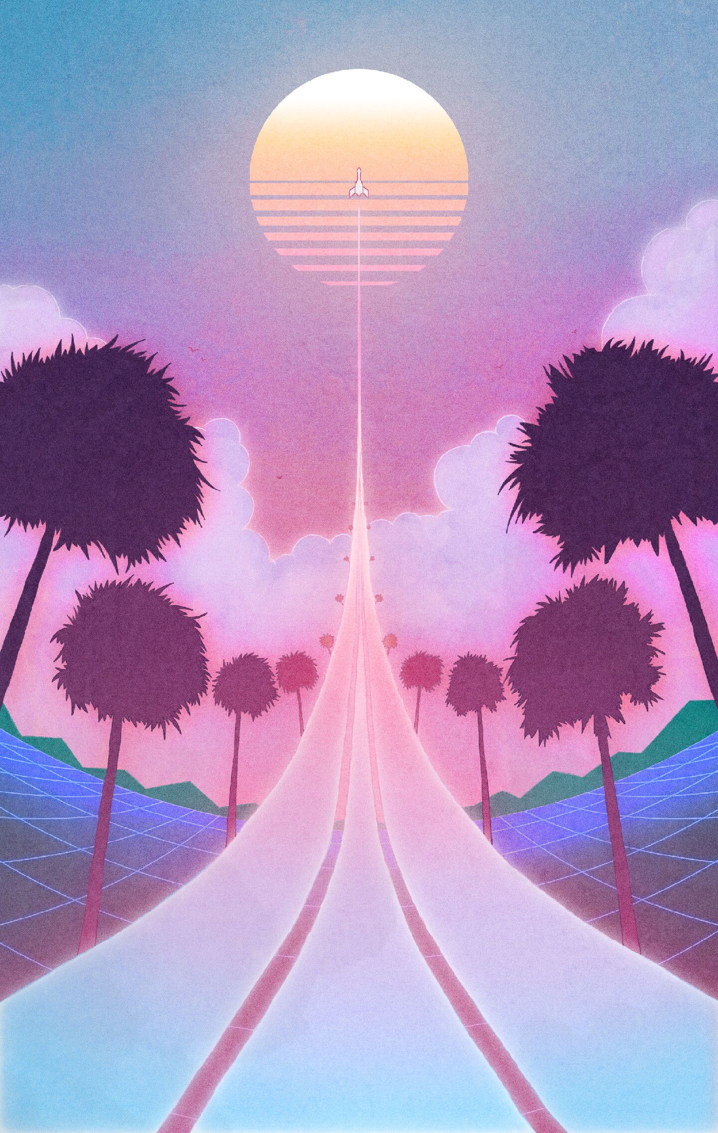 Retro Sunrise Wallpapers - Wallpaper Cave