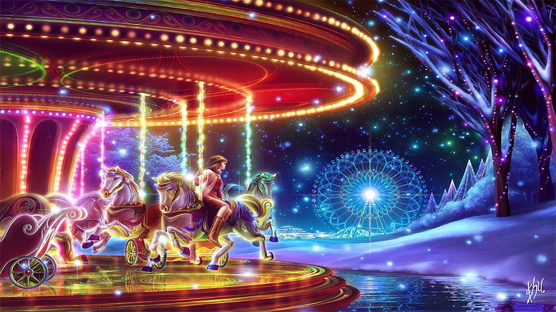 Aesthetic Carousel Computer Wallpapers - Wallpaper Cave