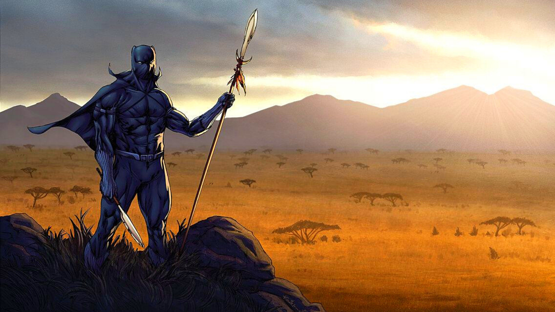 Wakanda Sunset Wallpapers - Wallpaper Cave