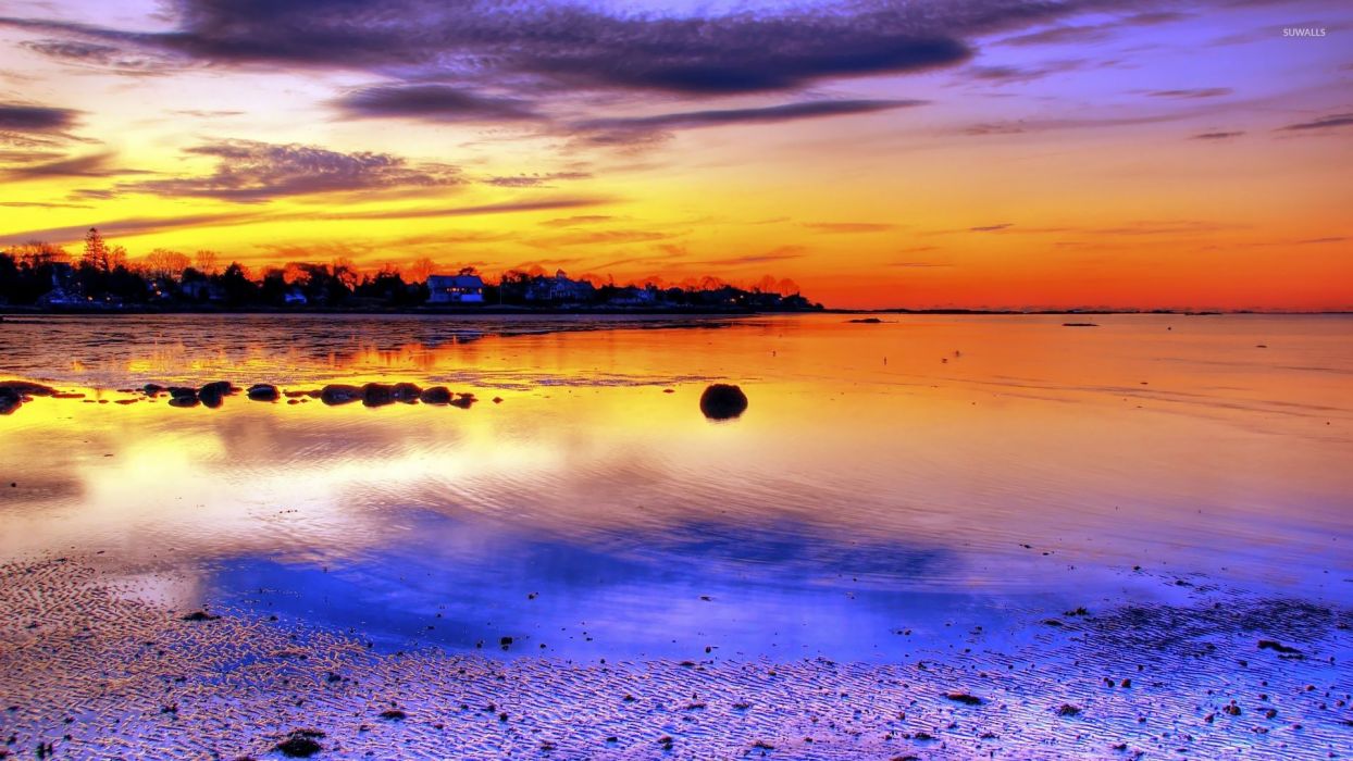 Sunset At The Coast Wallpapers - Wallpaper Cave