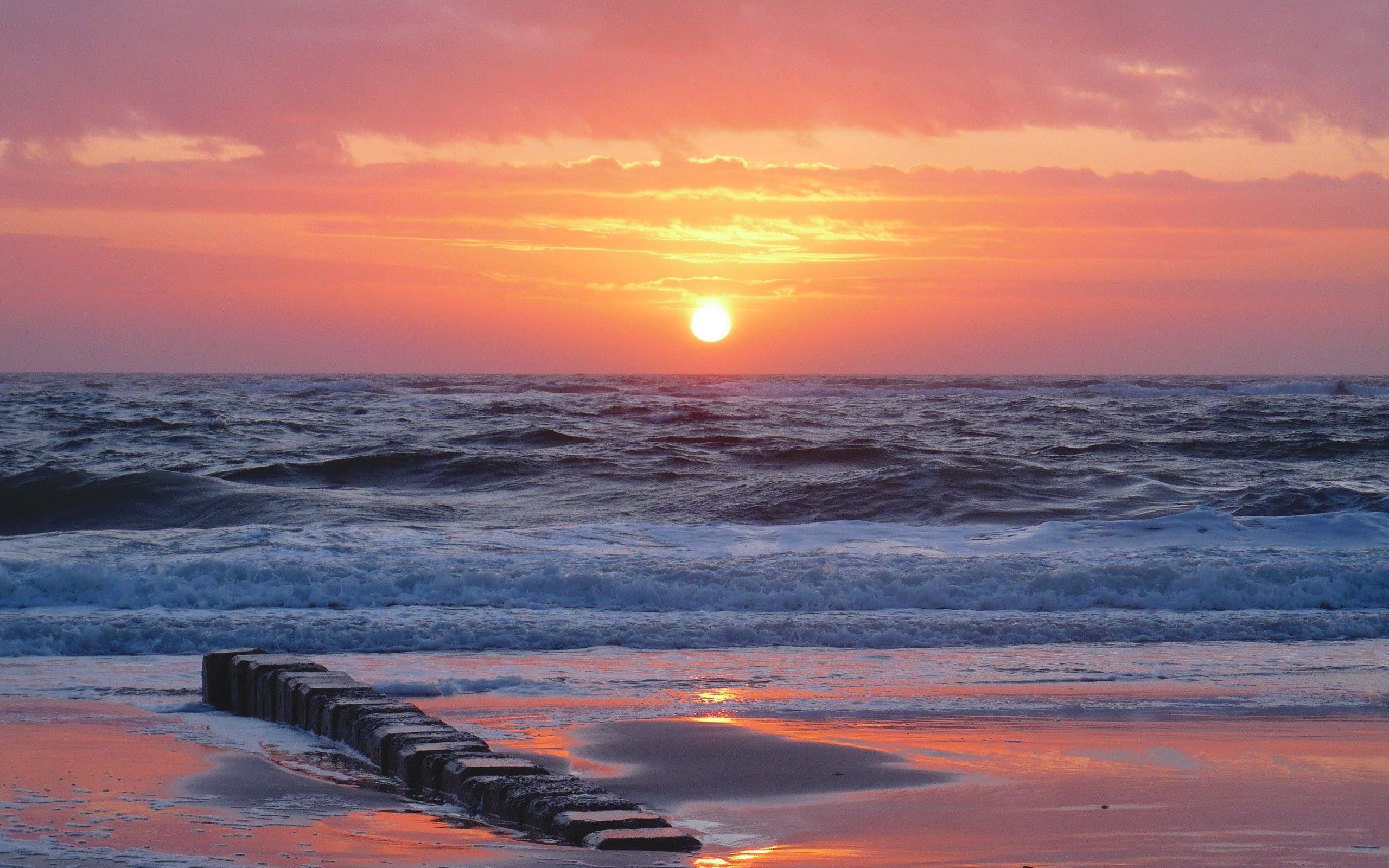 Sunset At The Coast Wallpapers - Wallpaper Cave