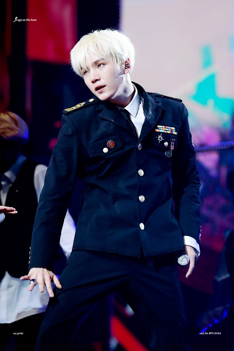 Suga BTS Costume Police Wallpapers - Wallpaper Cave