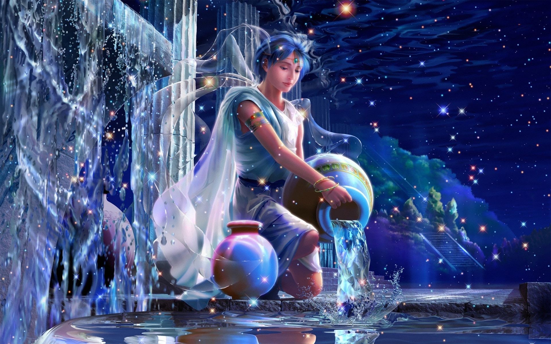 Aquarius Zodiac Sign Wallpapers - Wallpaper Cave