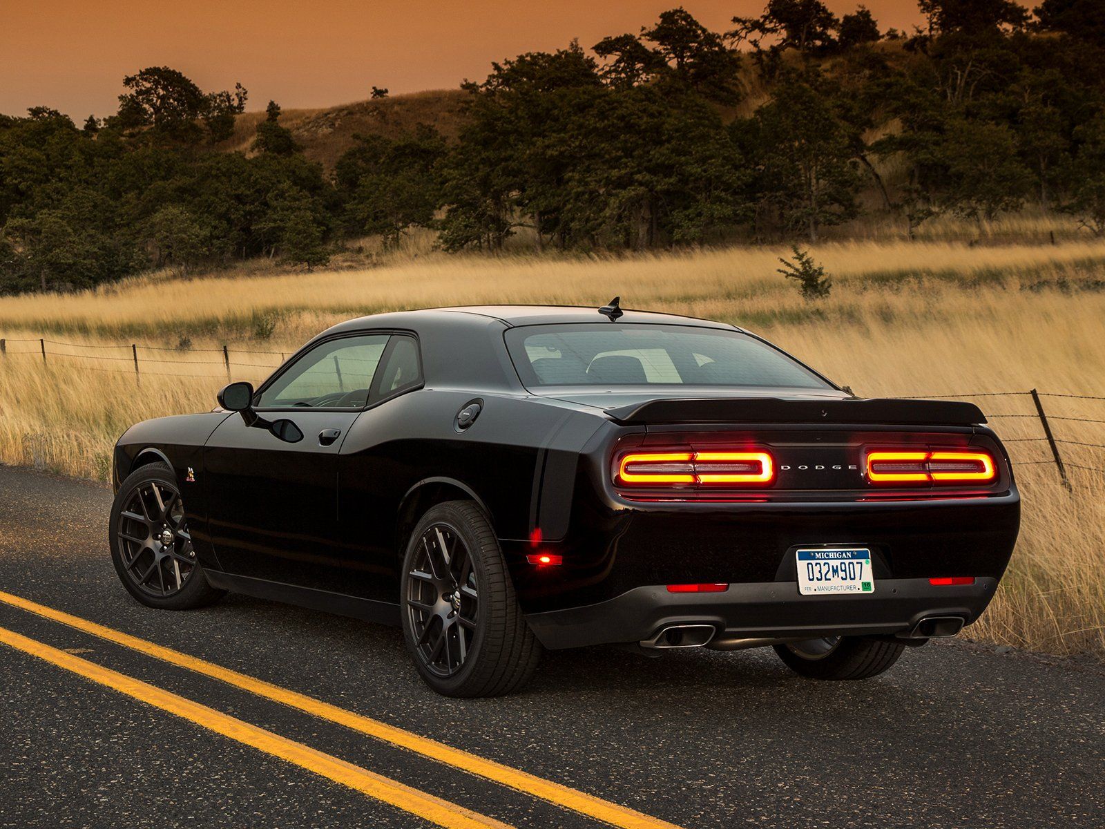Dodge Challenger Scat Pack Black Wallpapers - Wallpaper Cave