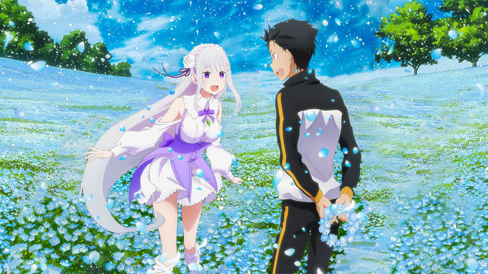 Subaru And Emilia Wallpapers - Wallpaper Cave