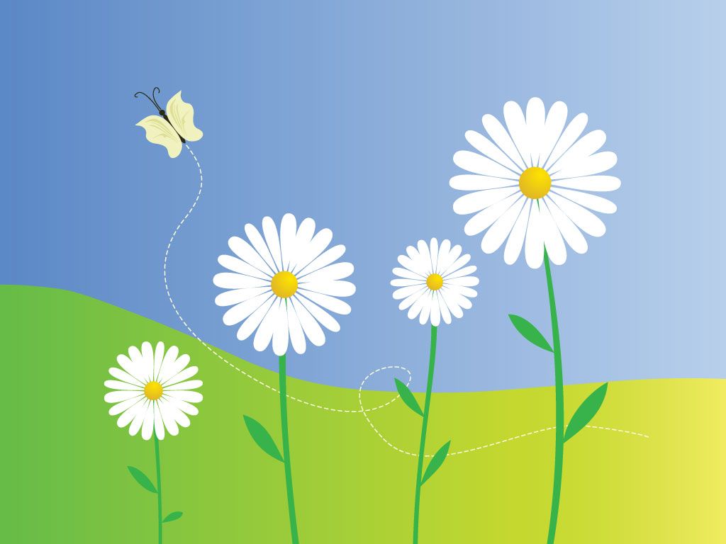 Spring Flowers Vector Wallpapers - Wallpaper Cave
