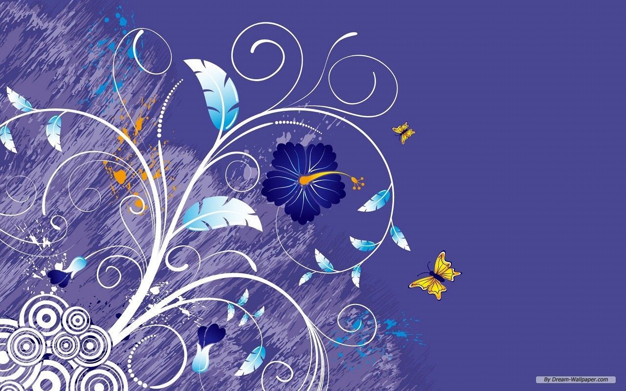 Spring Flowers Vector Wallpapers - Wallpaper Cave