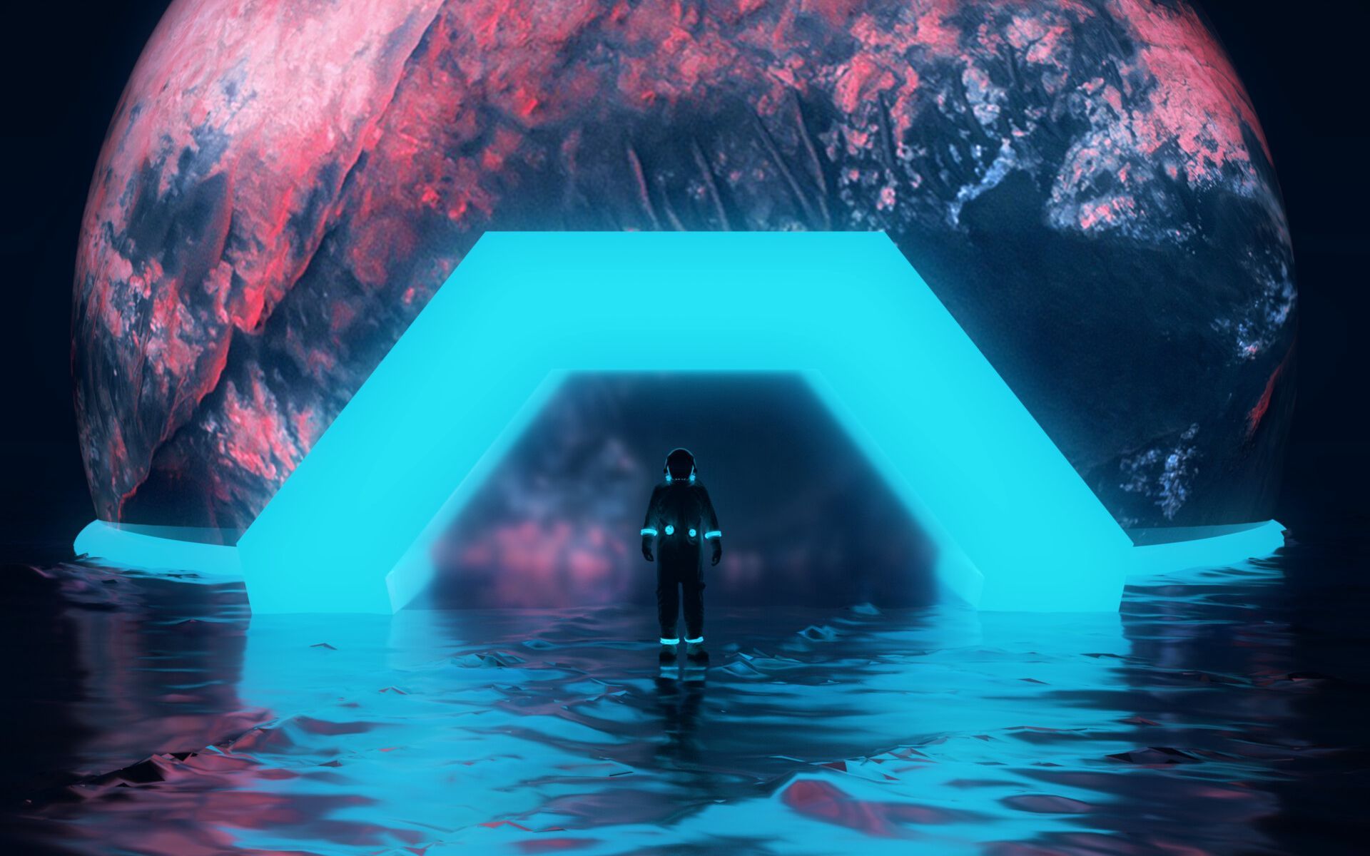 Neon Astronaut Wallpapers - Wallpaper Cave