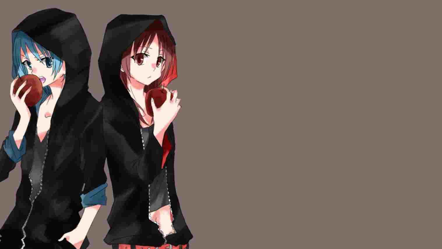 Red And Blue Anime Character Wallpapers - Wallpaper Cave