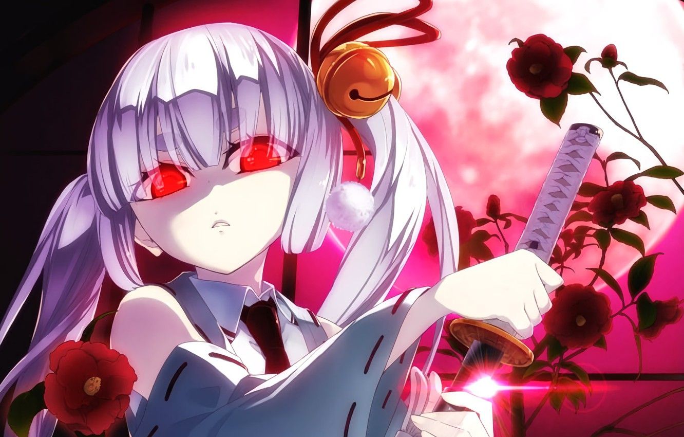 Anime Red Eye Girl Wallpapers - Wallpaper Cave