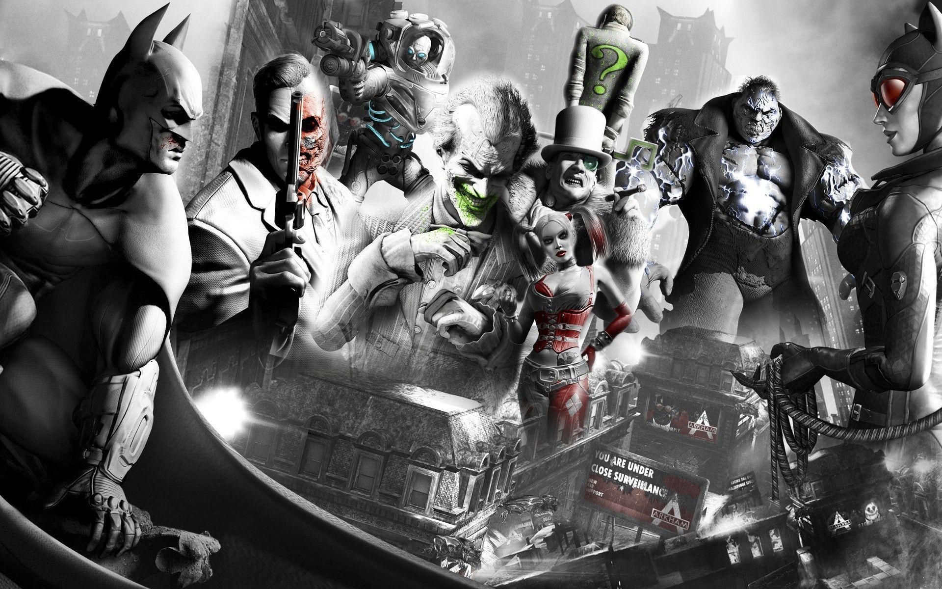 Batman Movie Villains Wallpaper