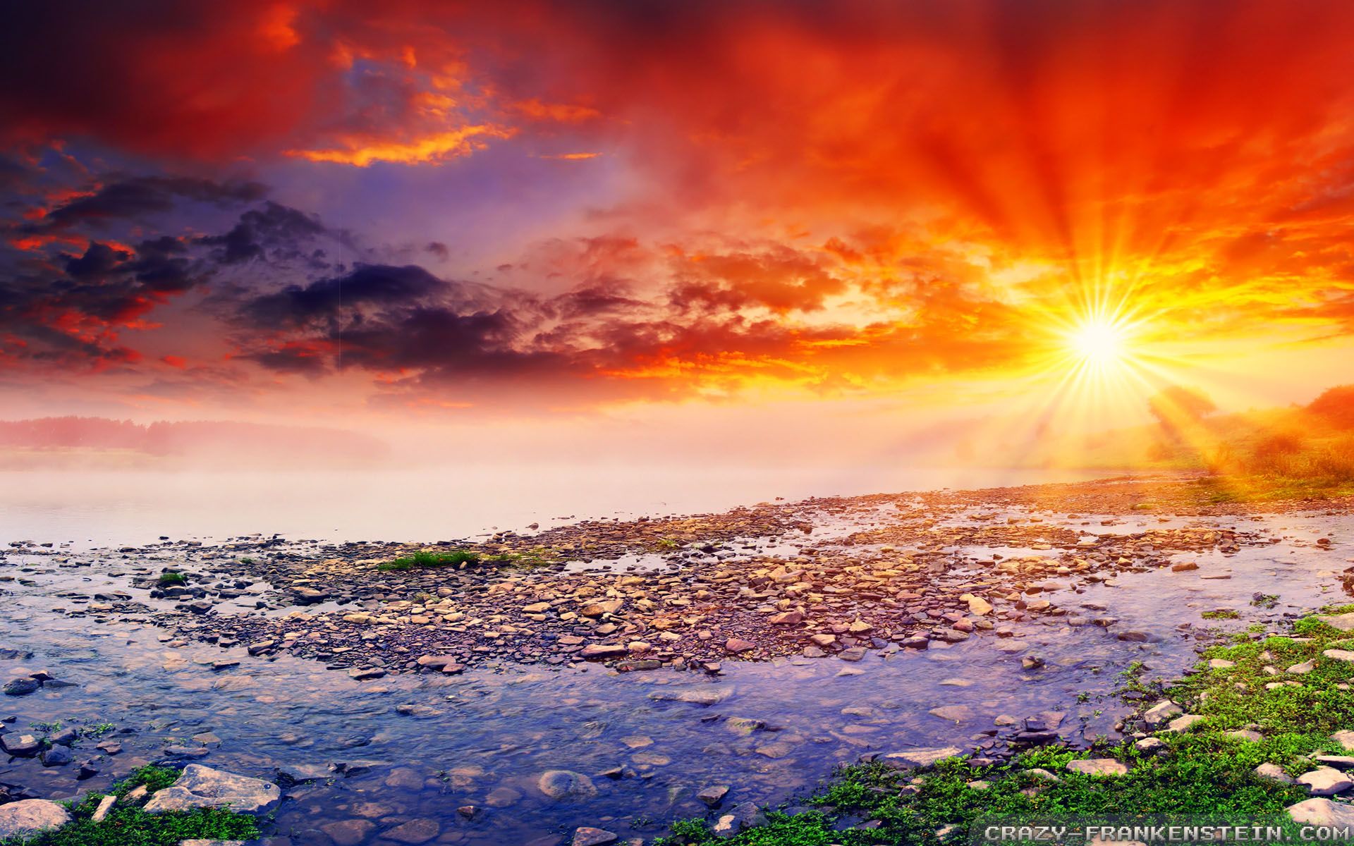 Spring Lake Sunsets Wallpapers - Wallpaper Cave