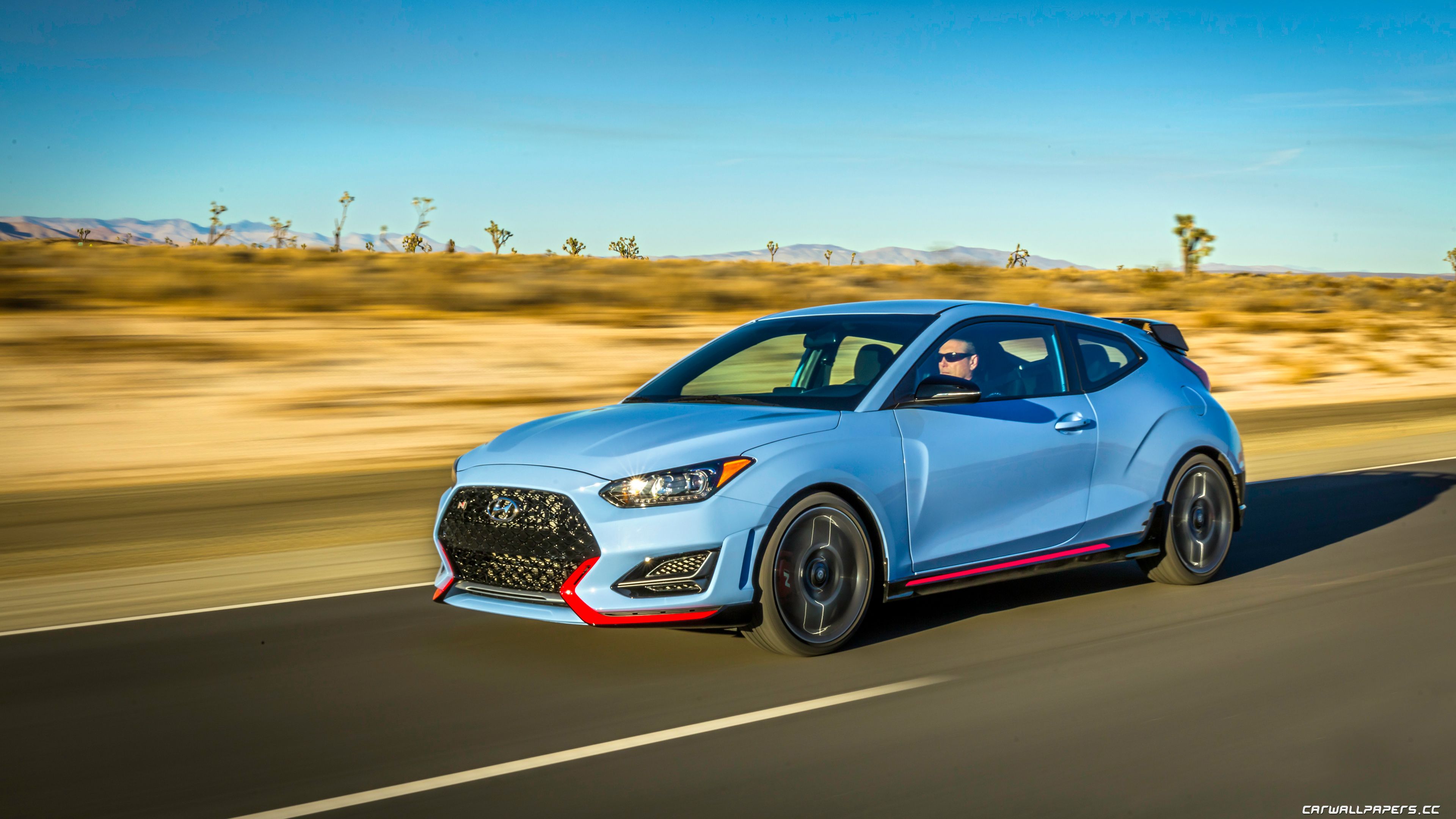Hyundai Veloster Blue Wallpaper
