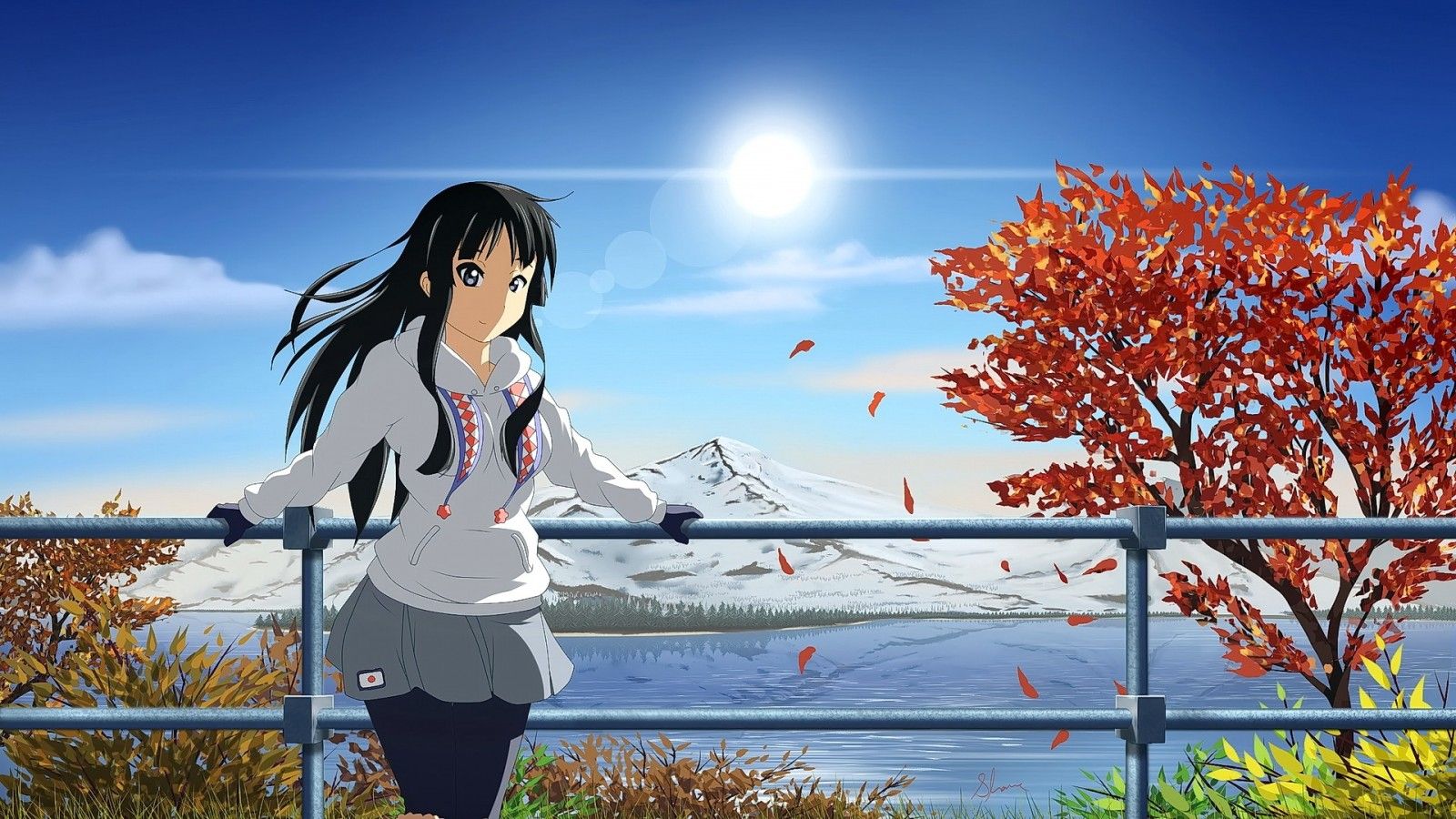 Sky Blue Spring Anime Wallpapers - Wallpaper Cave