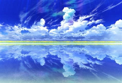 Sky Blue Spring Anime Wallpapers - Wallpaper Cave