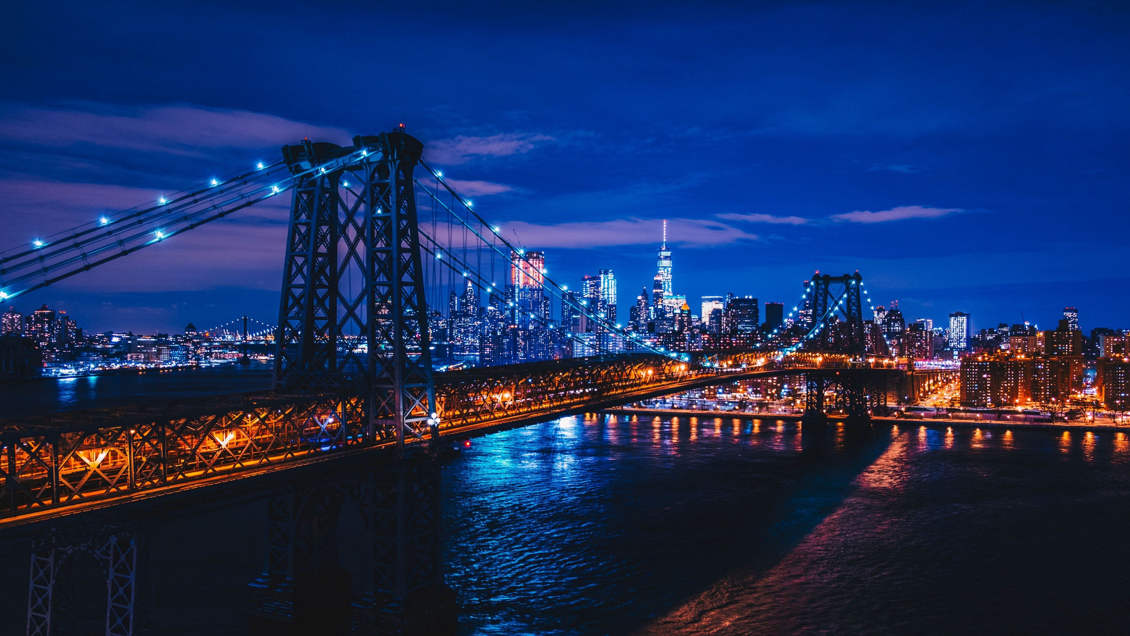 New York City Night 4k Wallpapers Wallpaper Cave