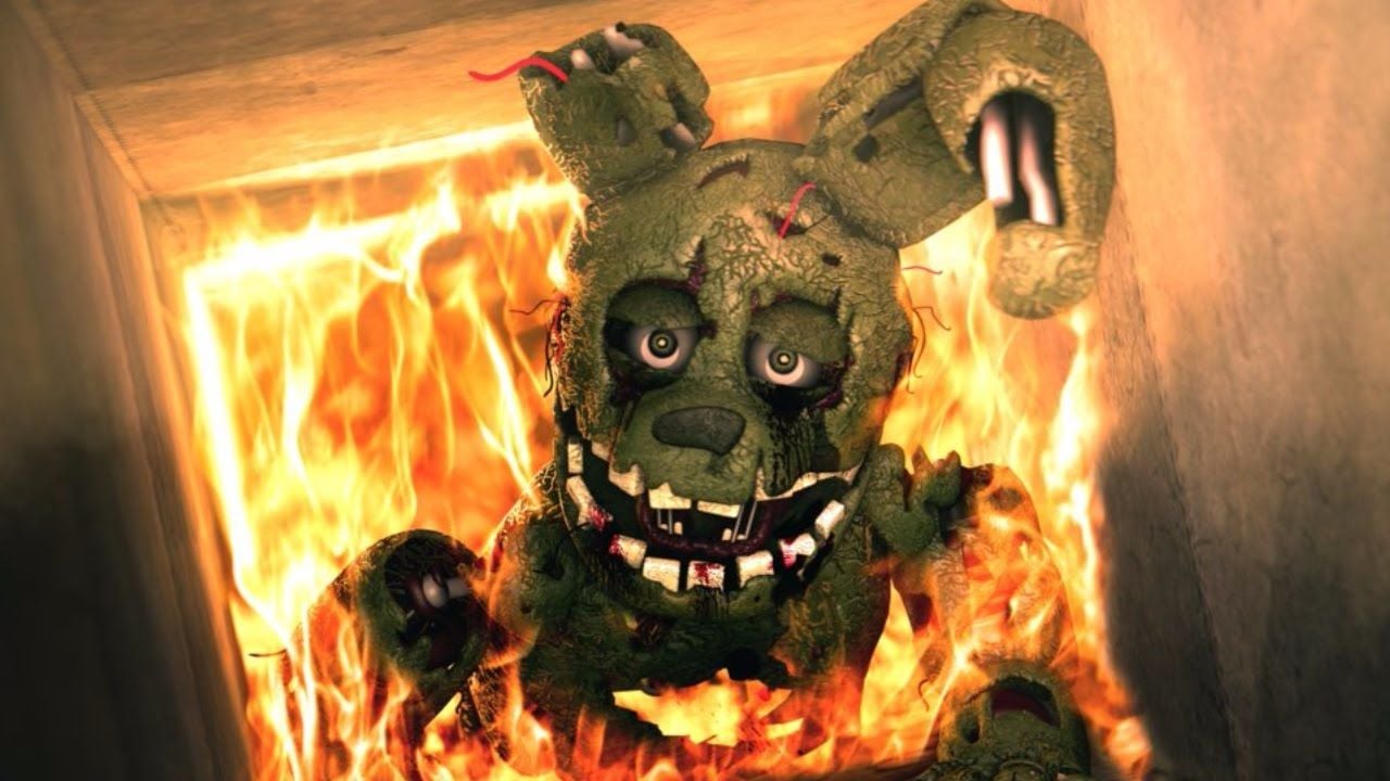 Flaming Springtrap Wallpapers - Wallpaper Cave