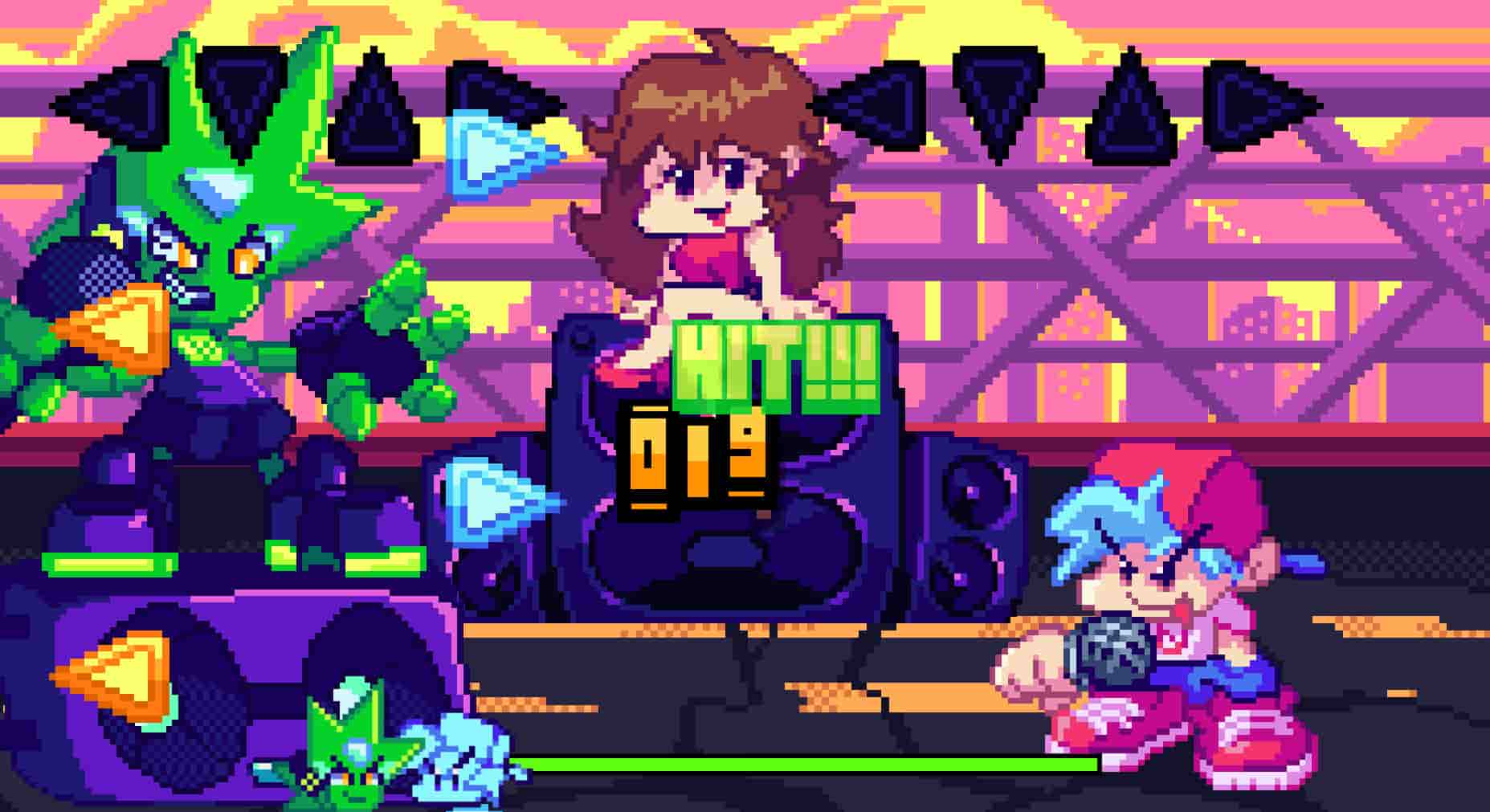 Neon FNF Wallpapers - Wallpaper Cave