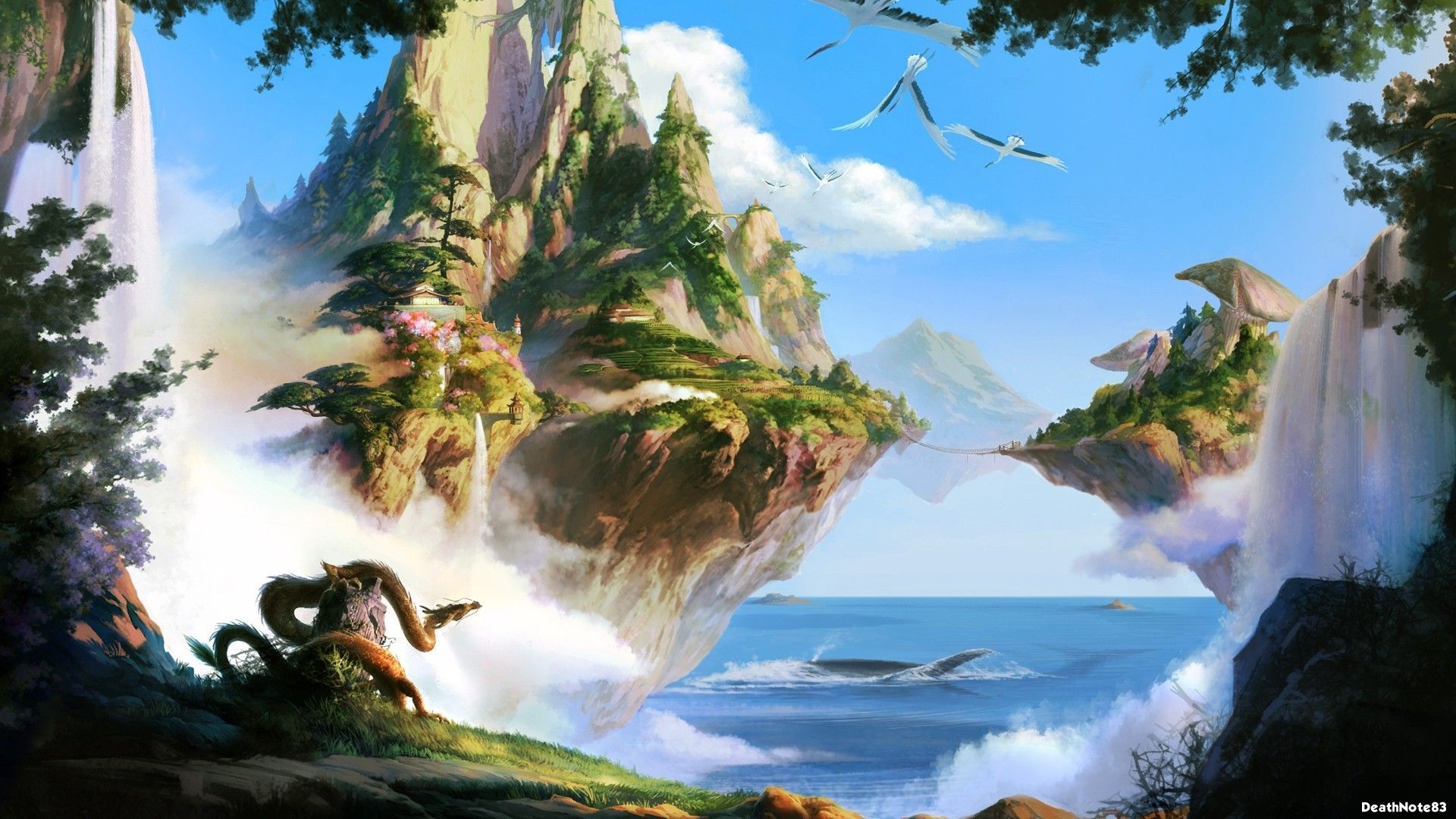 Cartoon Scenery Wallpapers - Wallpaper Cave