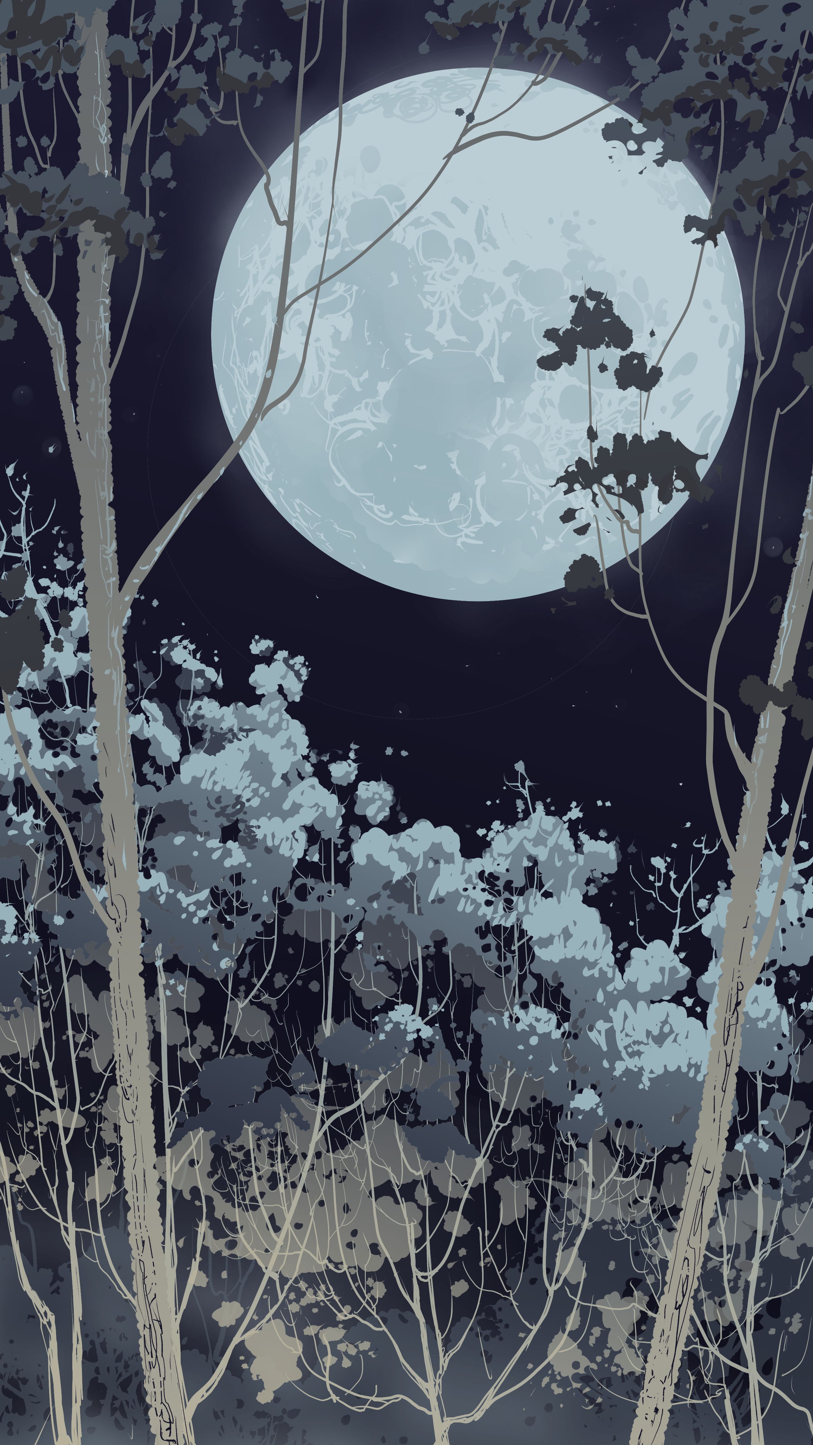 Spring Full Moon Wallpapers - Wallpaper Cave