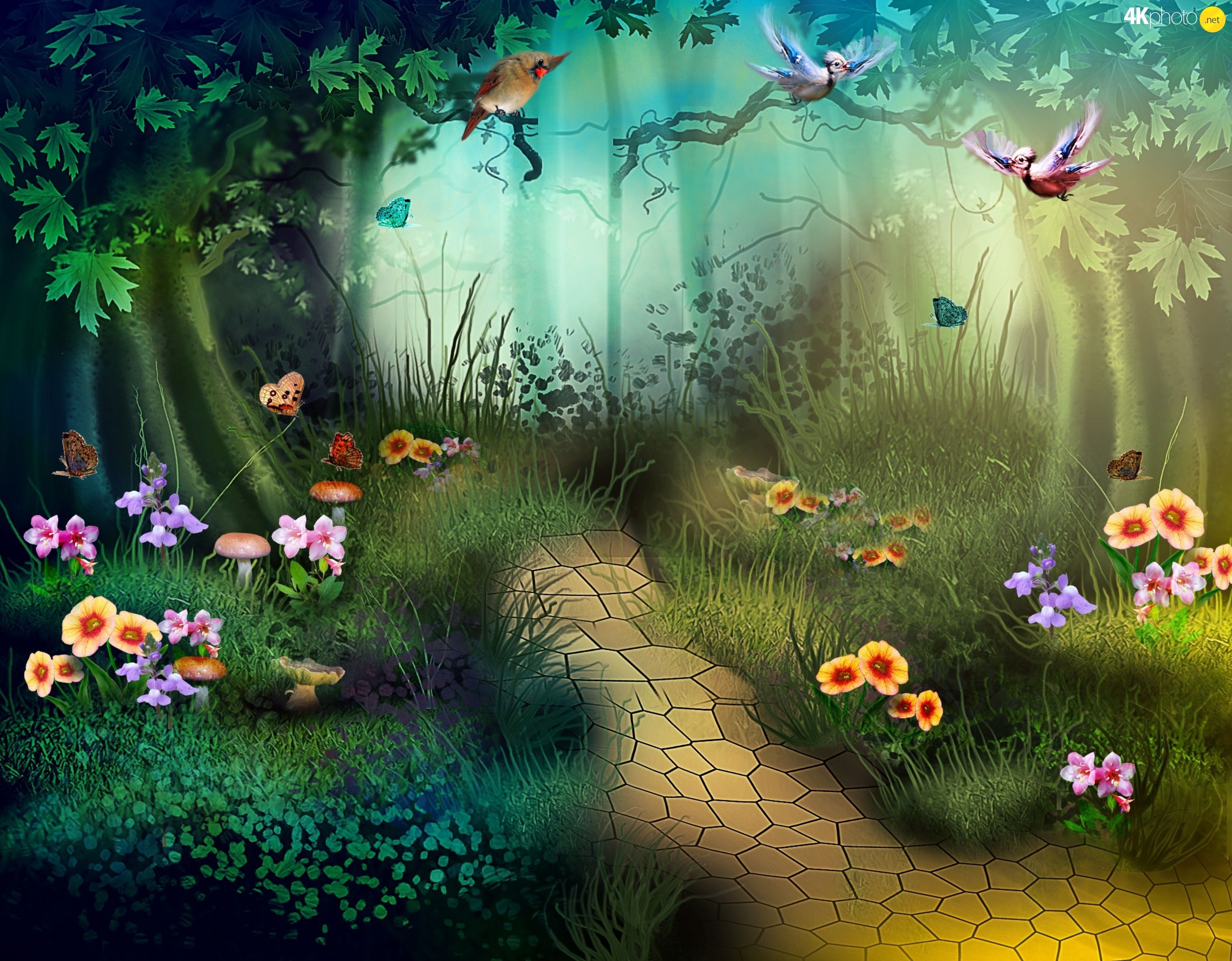 Spring Forest Bird Wallpapers - Wallpaper Cave