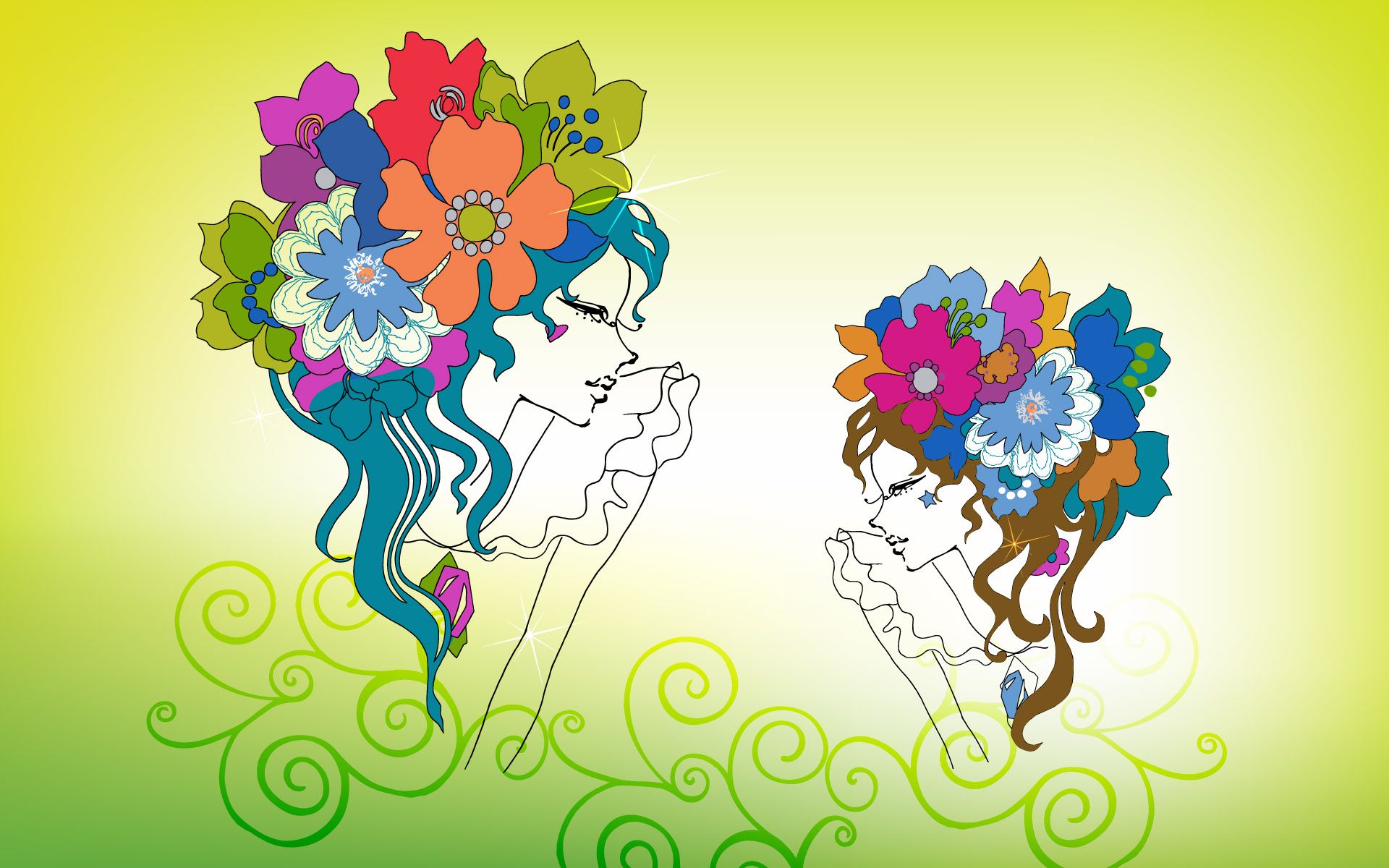 Color Women Wallpapers - Wallpaper Cave