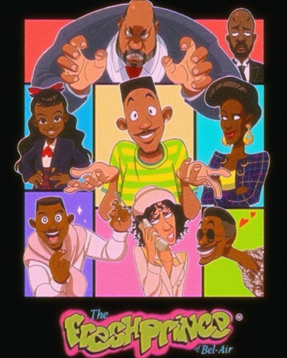 Fresh Prince Cartoon Wallpapers - Wallpaper Cave