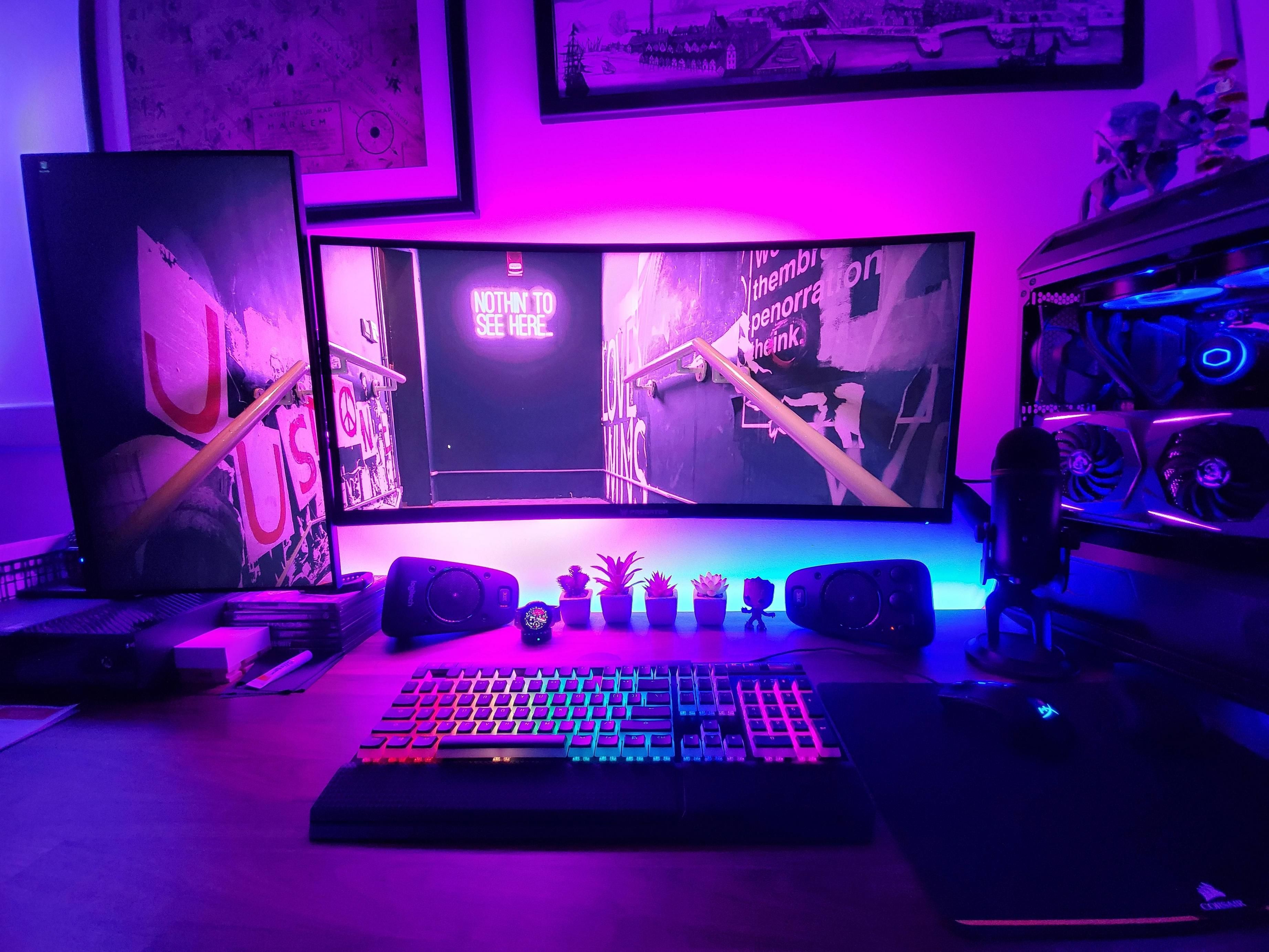 RGB Gaming Setup Wallpapers Wallpaper Cave RGB Gaming Setup Wallpapers Wallpaper Cave