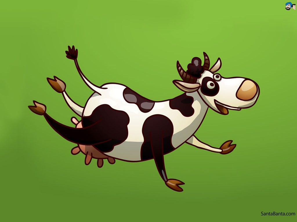 Cartoon Cow Wallpapers - Wallpaper Cave