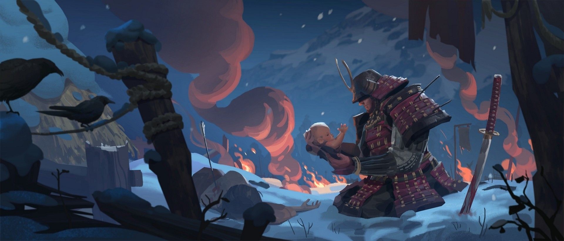 Samurai Art Wallpapers - Wallpaper Cave