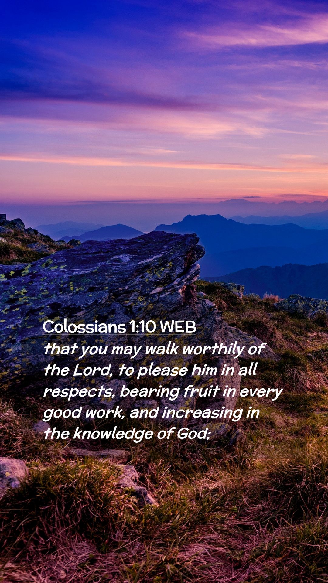 Colossians 1:10 Wallpapers - Wallpaper Cave
