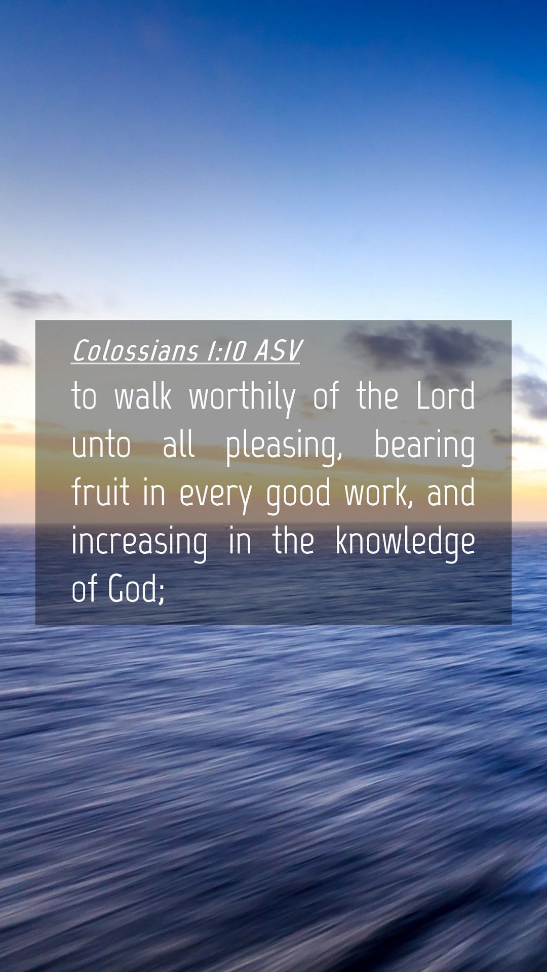 Colossians 1:10 Wallpapers - Wallpaper Cave