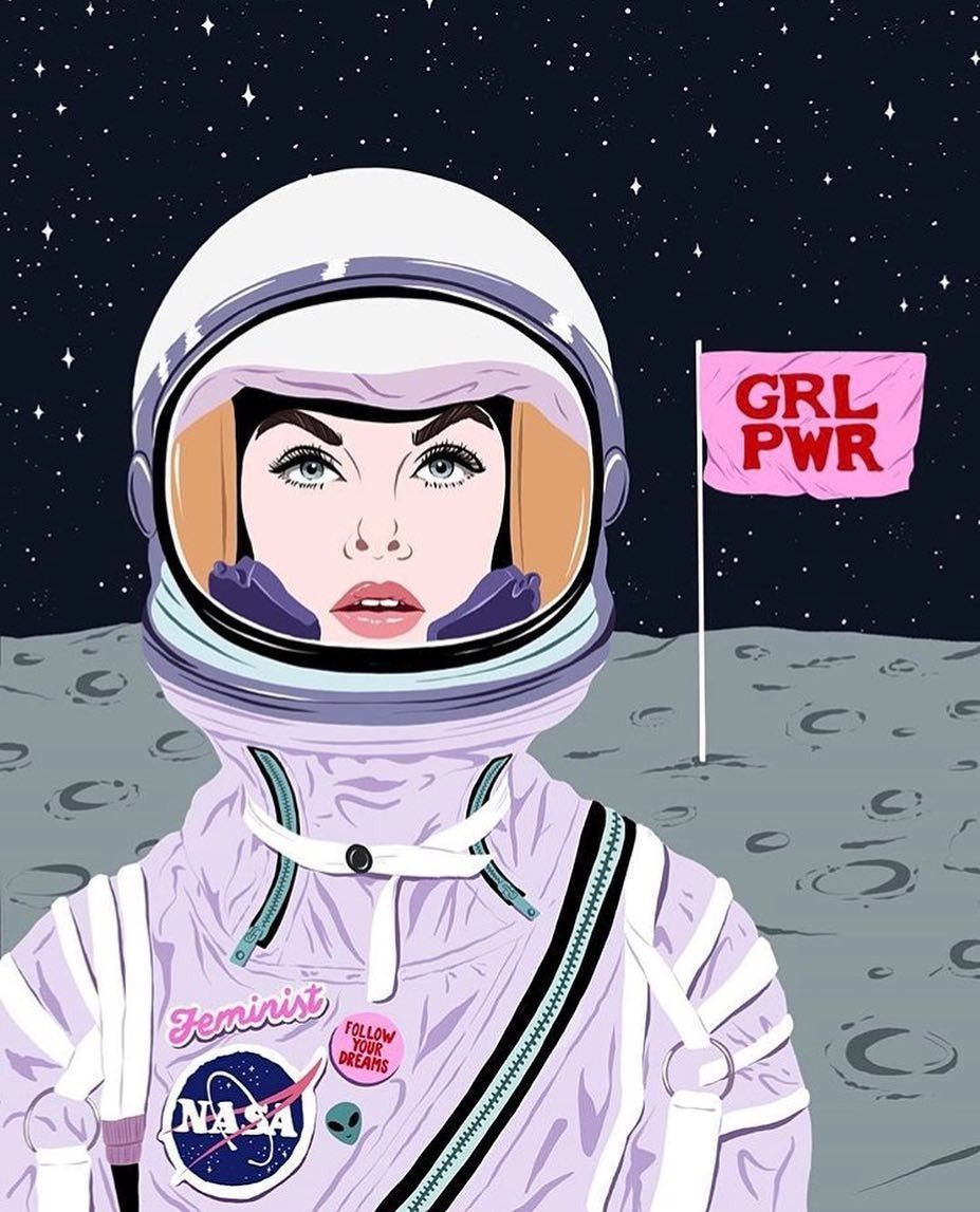 Female Astronauts Walloaper