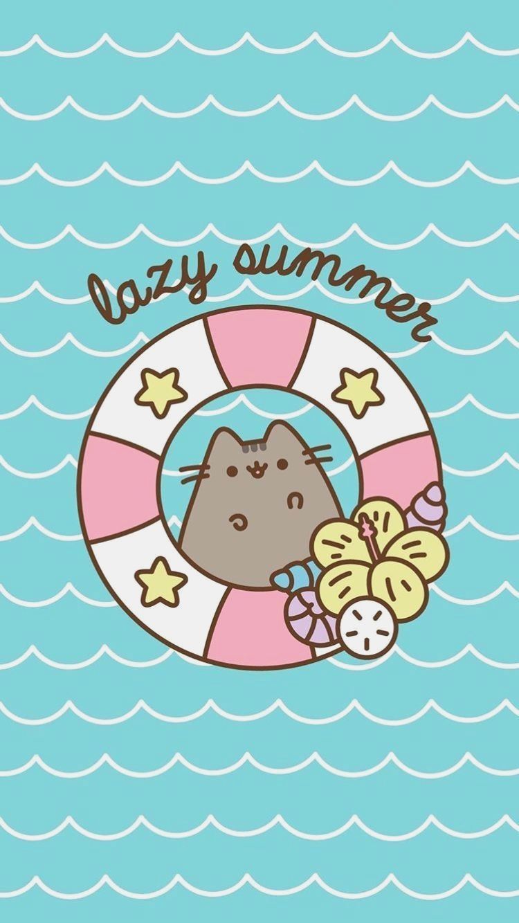 Summer Cartoon Cat Wallpapers - Wallpaper Cave