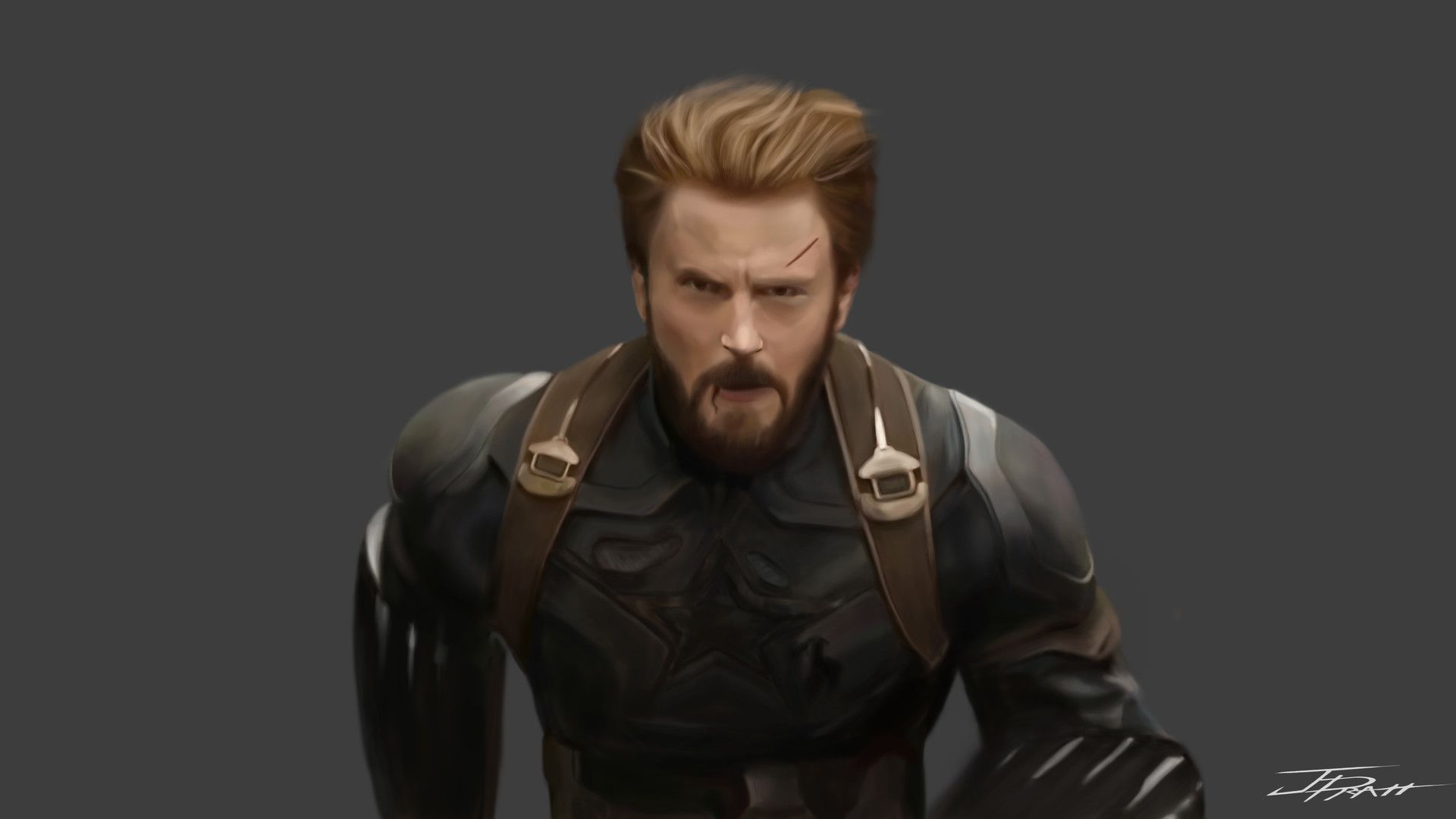 Captain America With Beard Wallpapers - Wallpaper Cave