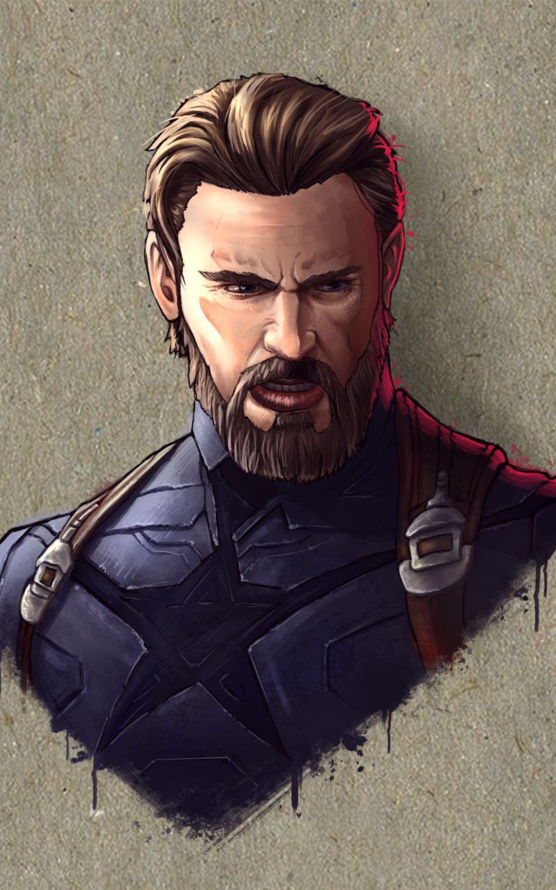 Captain America With Beard Wallpapers - Wallpaper Cave