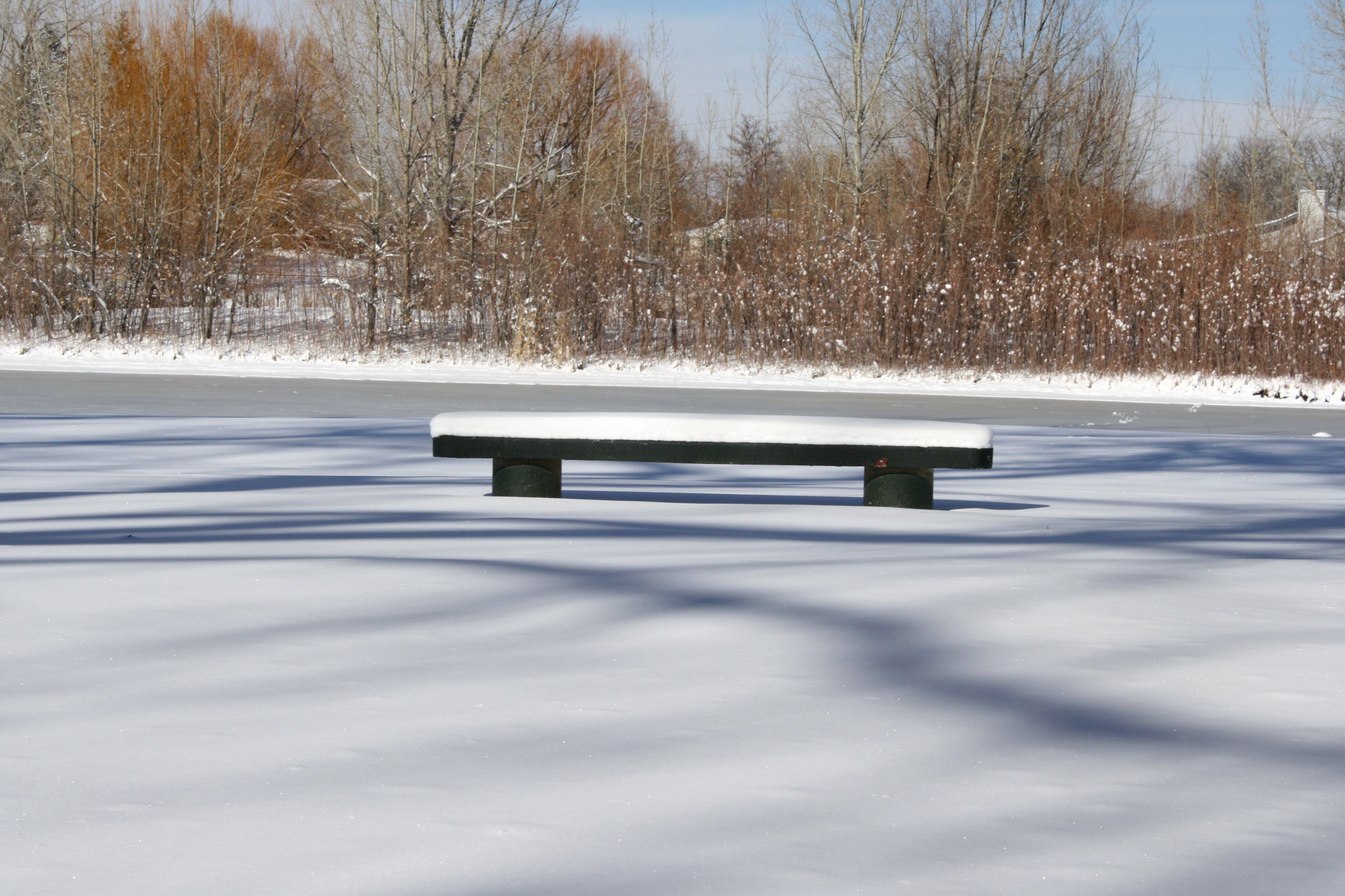 Snow Covered Bench Wallpapers - Wallpaper Cave