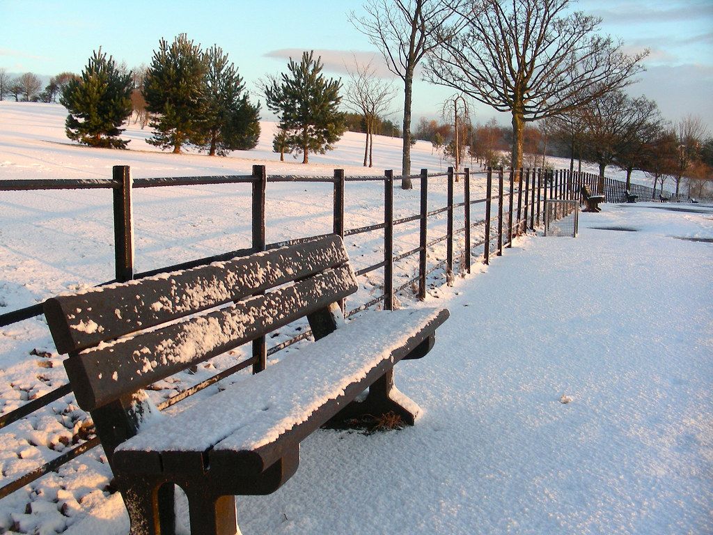 Snow Covered Bench Wallpapers - Wallpaper Cave