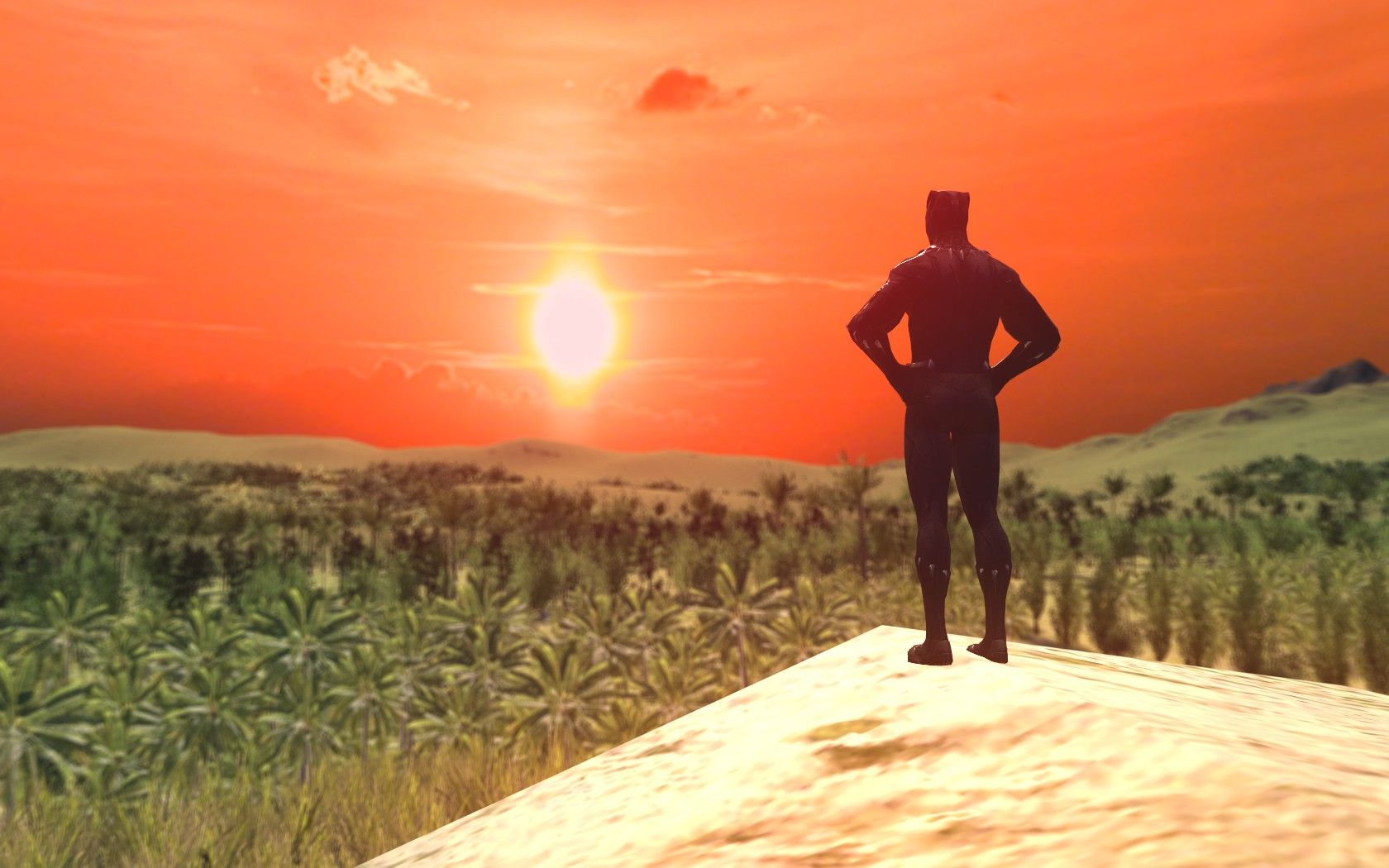 Wakanda Sunset Wallpapers - Wallpaper Cave