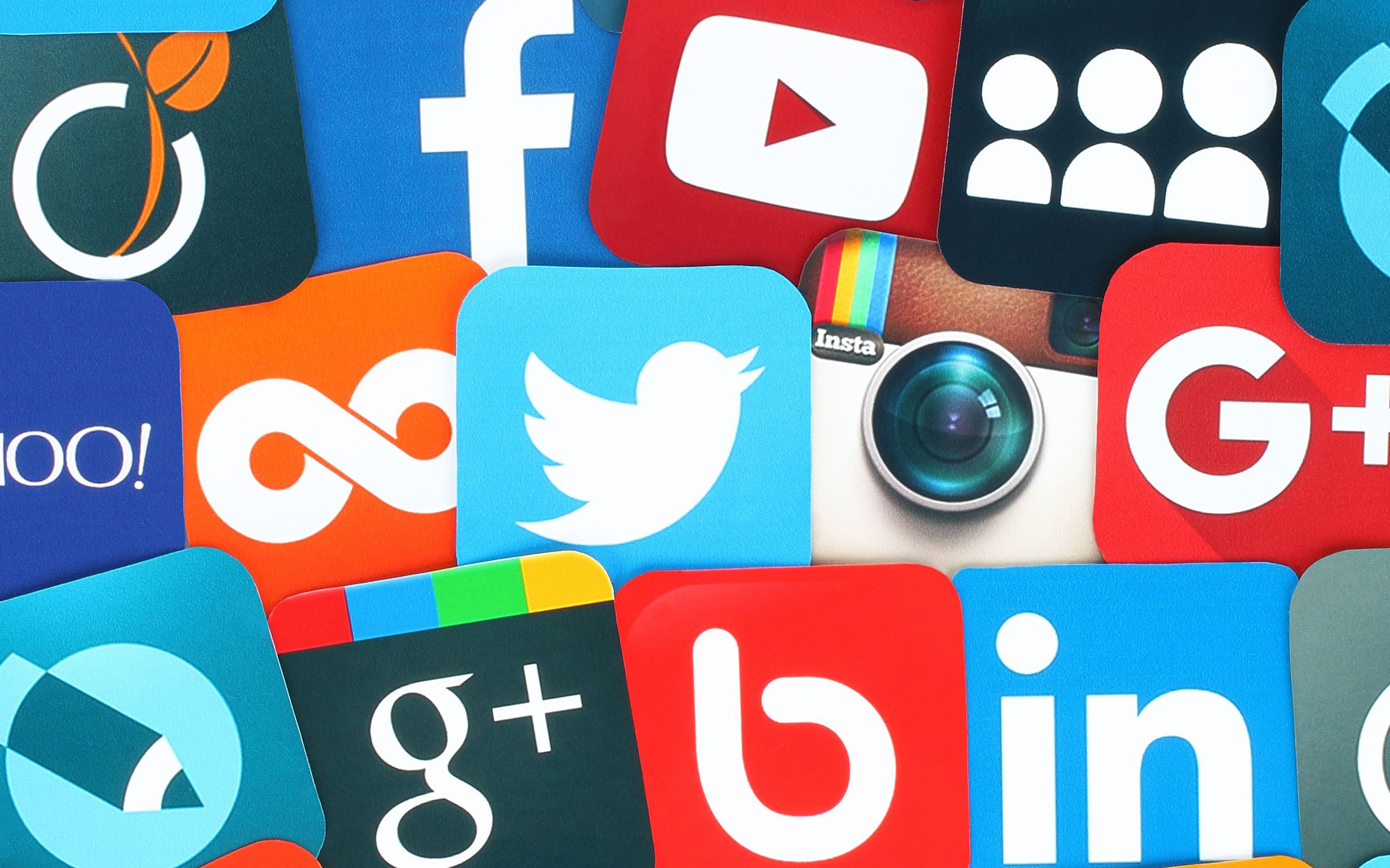 Social Media Logo Wallpapers Wallpaper Cave
