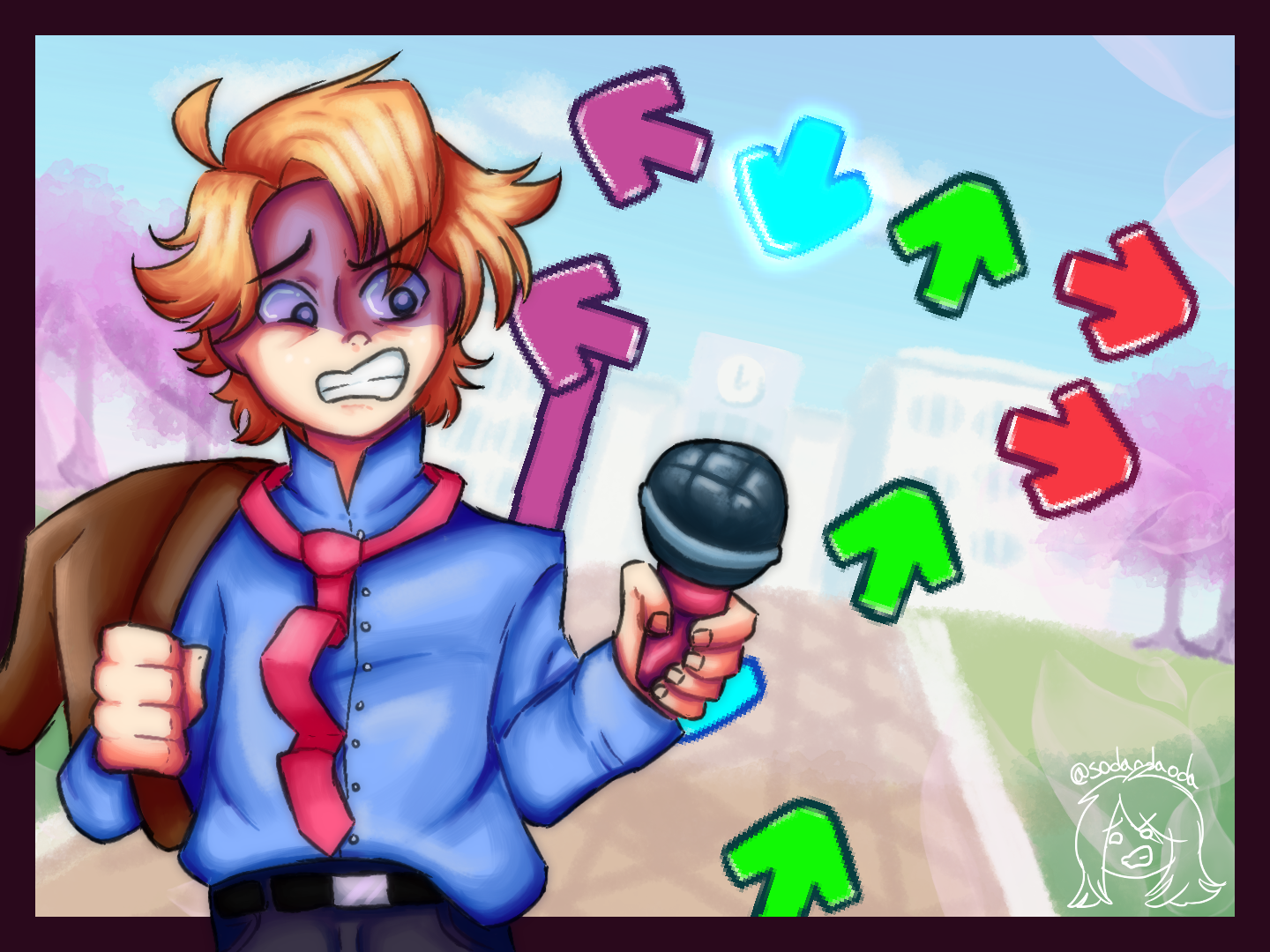 Friday Night Funkin' Senpai Wallpapers - Wallpaper Cave