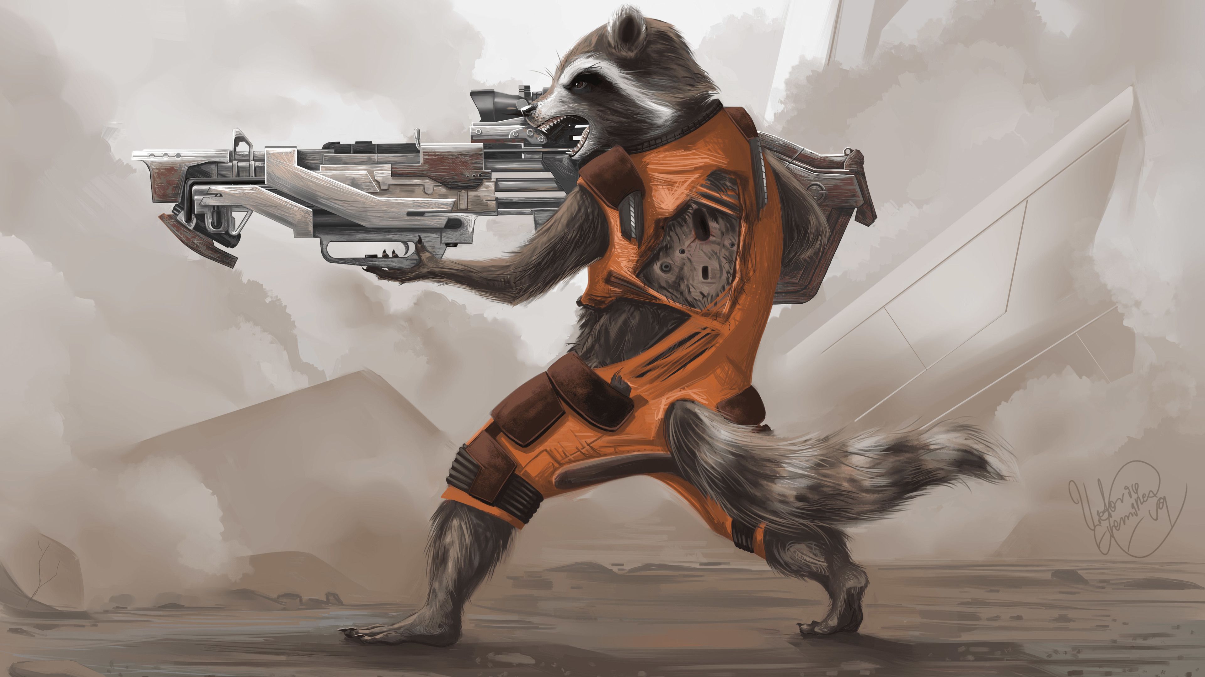 Rocket Raccoon 4k Wallpapers - Wallpaper Cave